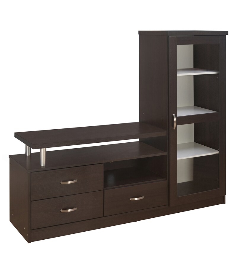 Buy Felix TV Unit in Coffee Finish for TVs up to 43\ by @home Online ...