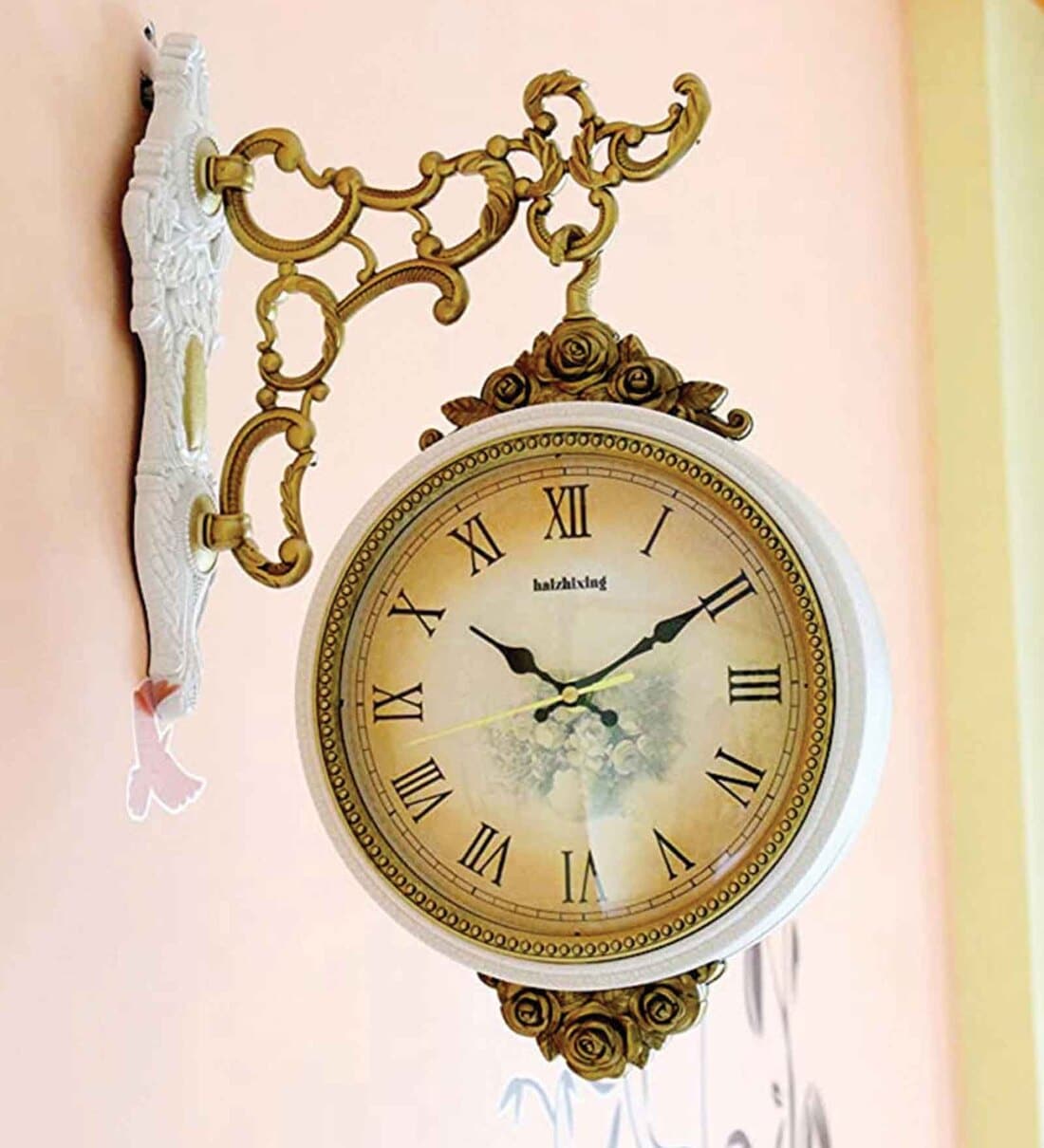 Buy Fibre Royal Two Faces Retro Station Wall Clock In Brown at 12% OFF ...