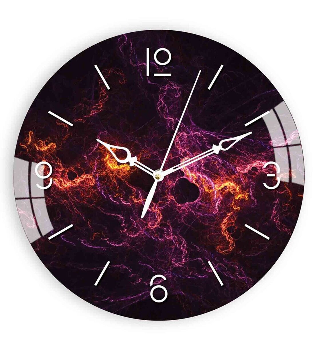 Buy Fire Flames Acrylic Wall Clock by The Next Decor Online - Modern ...