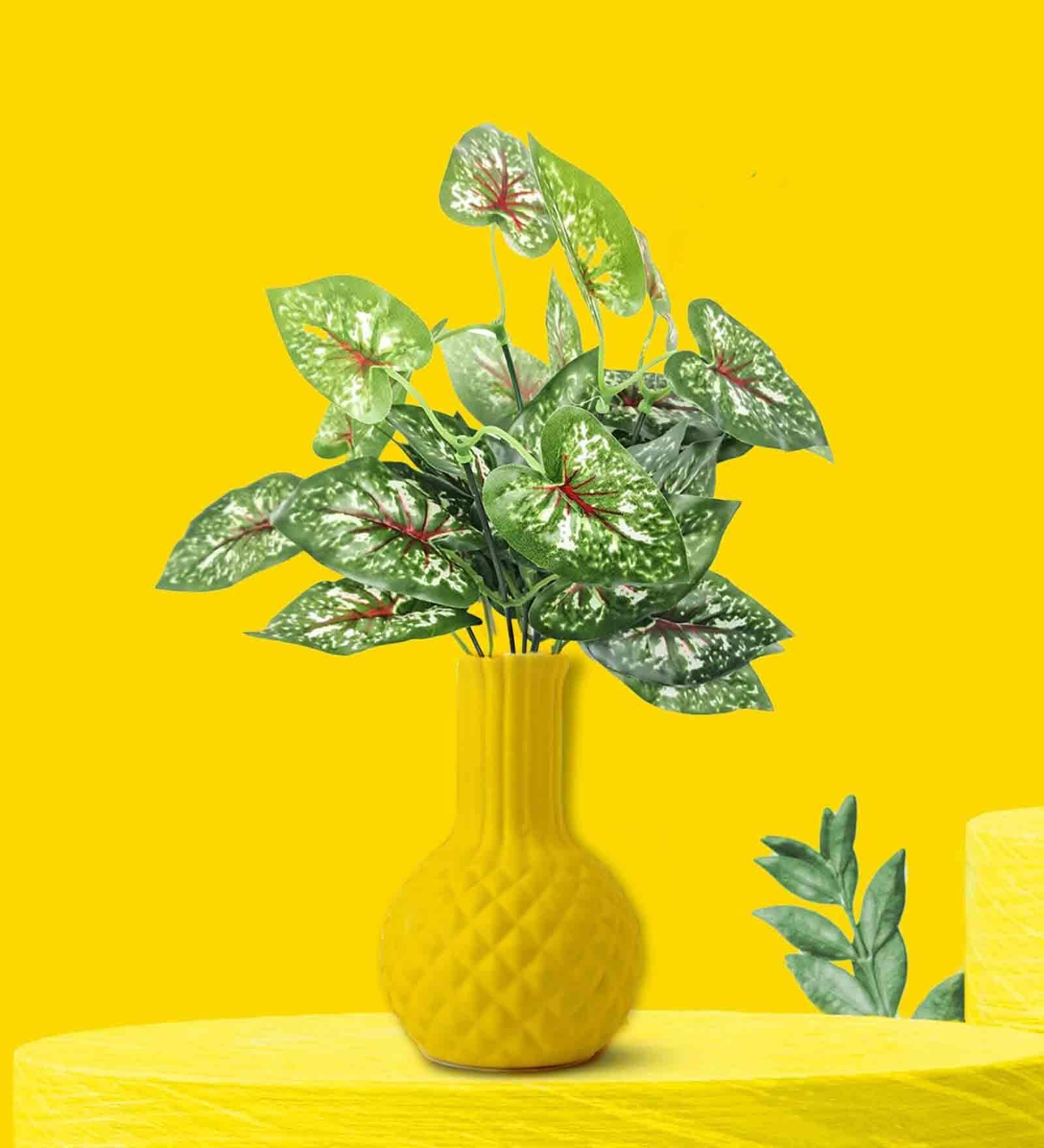 Buy Fiddle Leaf Green Plastic Artificial Flower at 31% OFF by 10Club ...