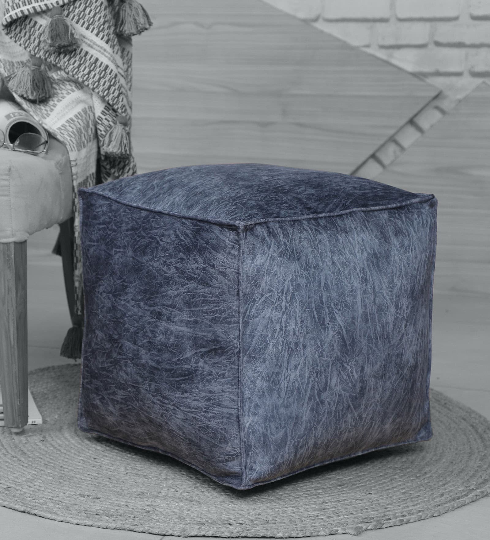 Buy Fila Fabric Pouffes in Grey Colour at 100% OFF by Sheen decor ...