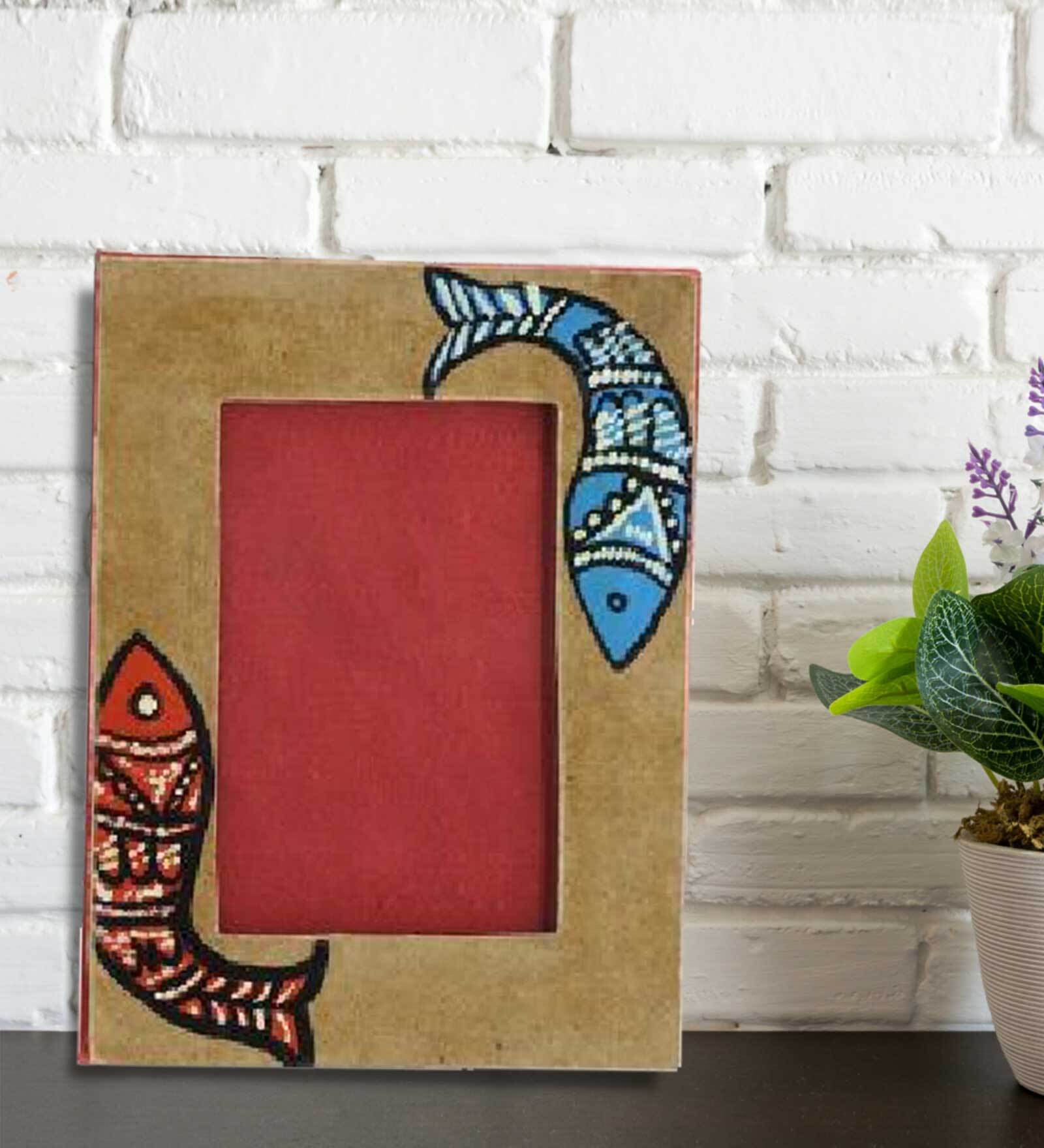 Buy Fish Print Brown & Green Engineered Wood Photo Frams at 20% OFF by ...