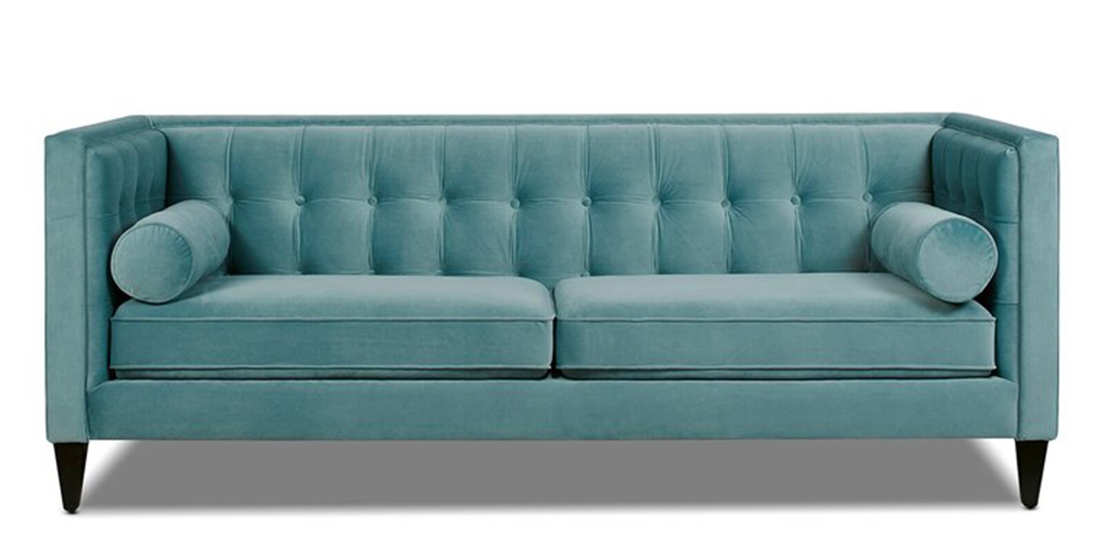 Buy Filton Velvet 3 Seater Sofa In Turquoise Colour at 20% OFF by Adorn ...
