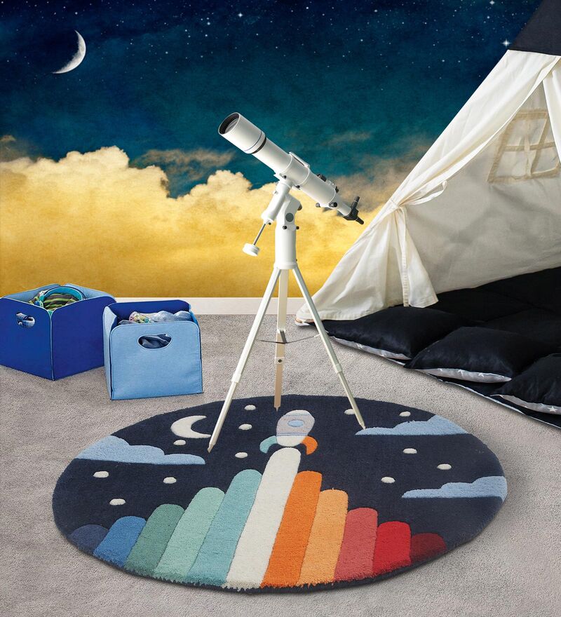 Buy Fire Rocket 3 X 3 Feet Carpet By Littlelooms Online - Abstract Kids ...