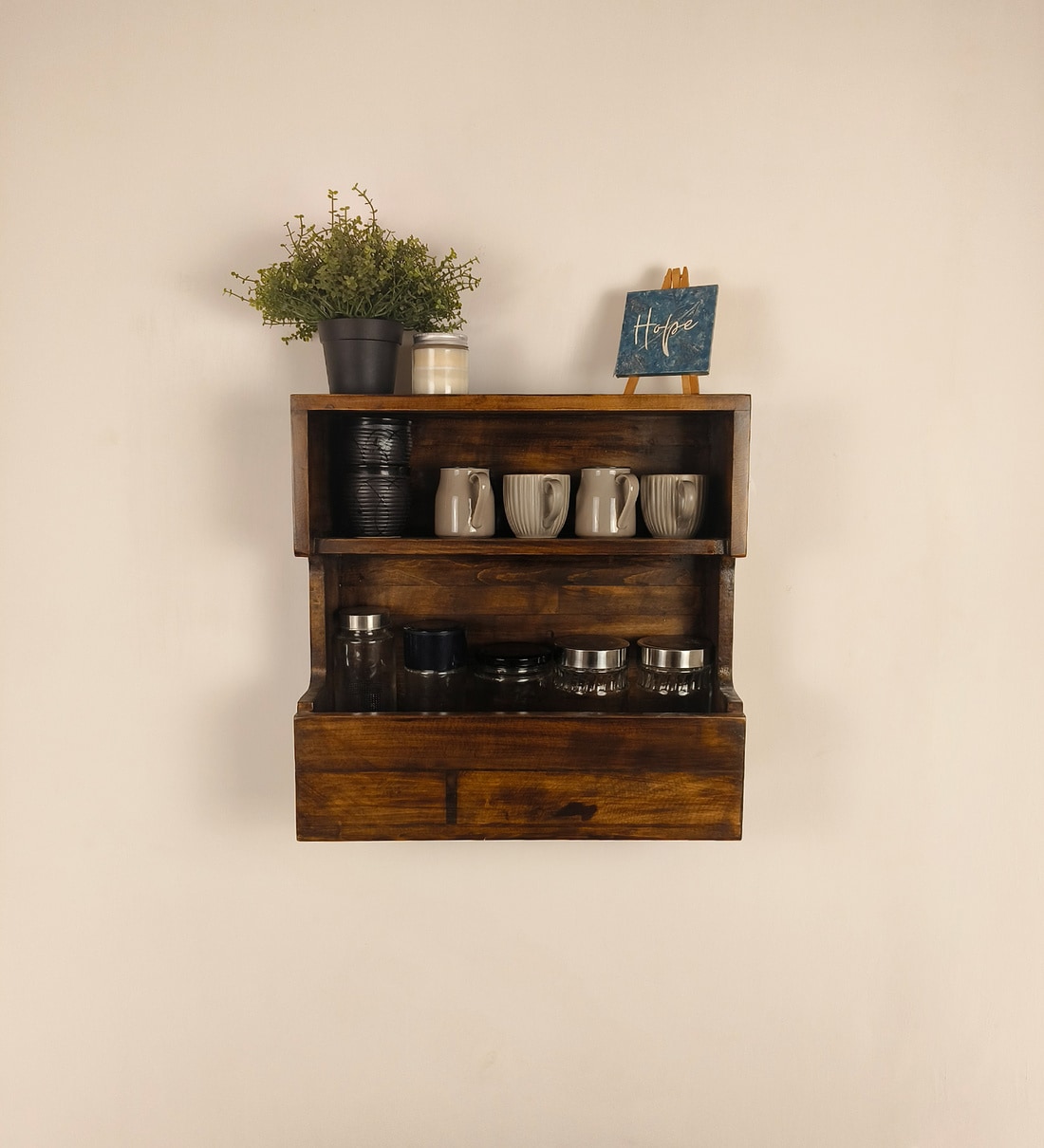 Buy Florentine Wooden Wall Shelf Organiser at 60% OFF by Symplify ...