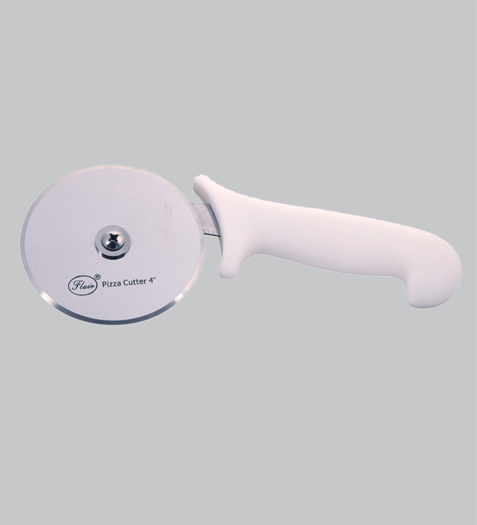 Buy Stainless Steel Pizza Cutter White Handle,4 Inch at 1% OFF by Flair ...