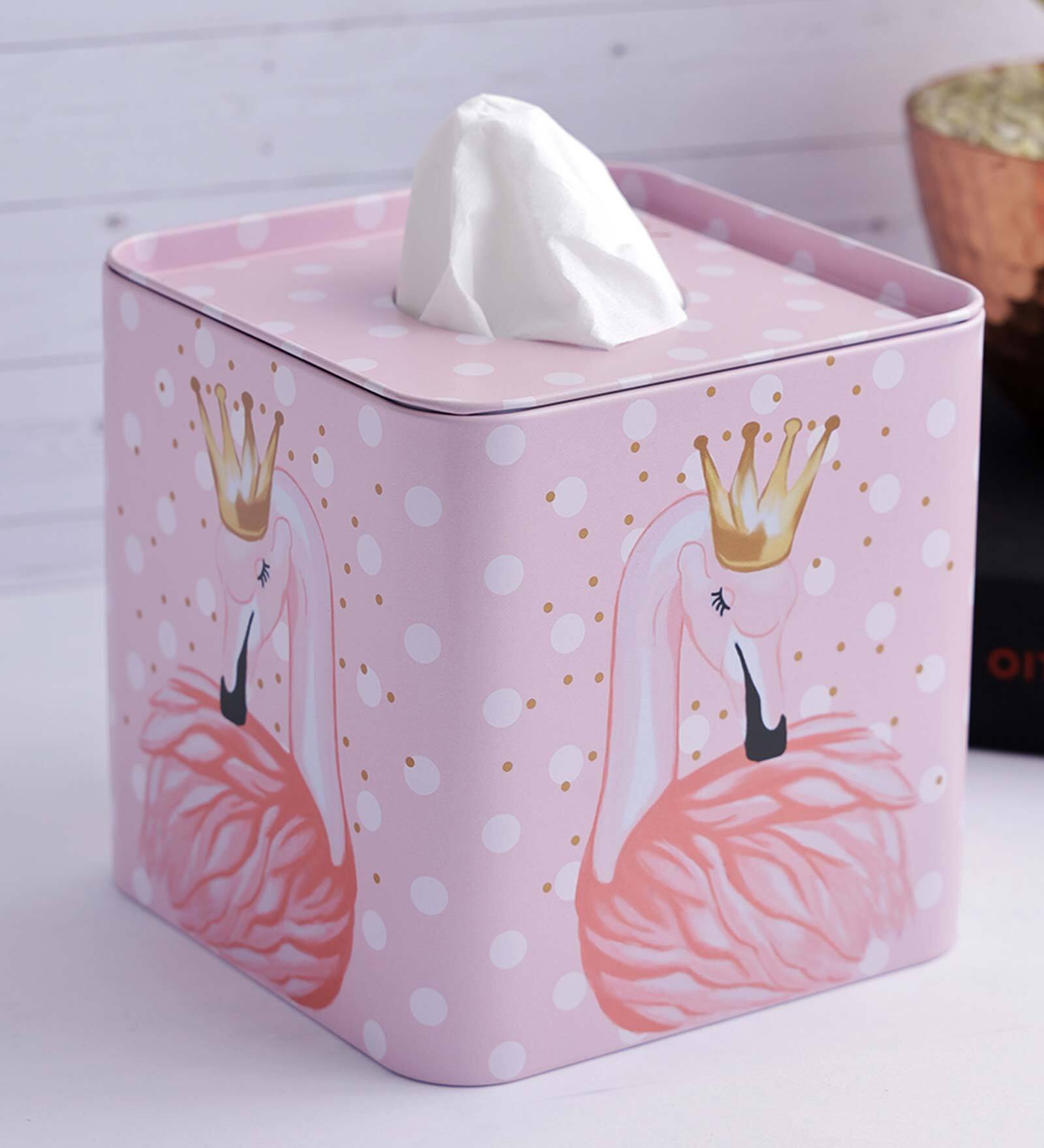 Buy Flamingo Square Pink Aluminium Tissue Box at 28% OFF by A Vintage ...