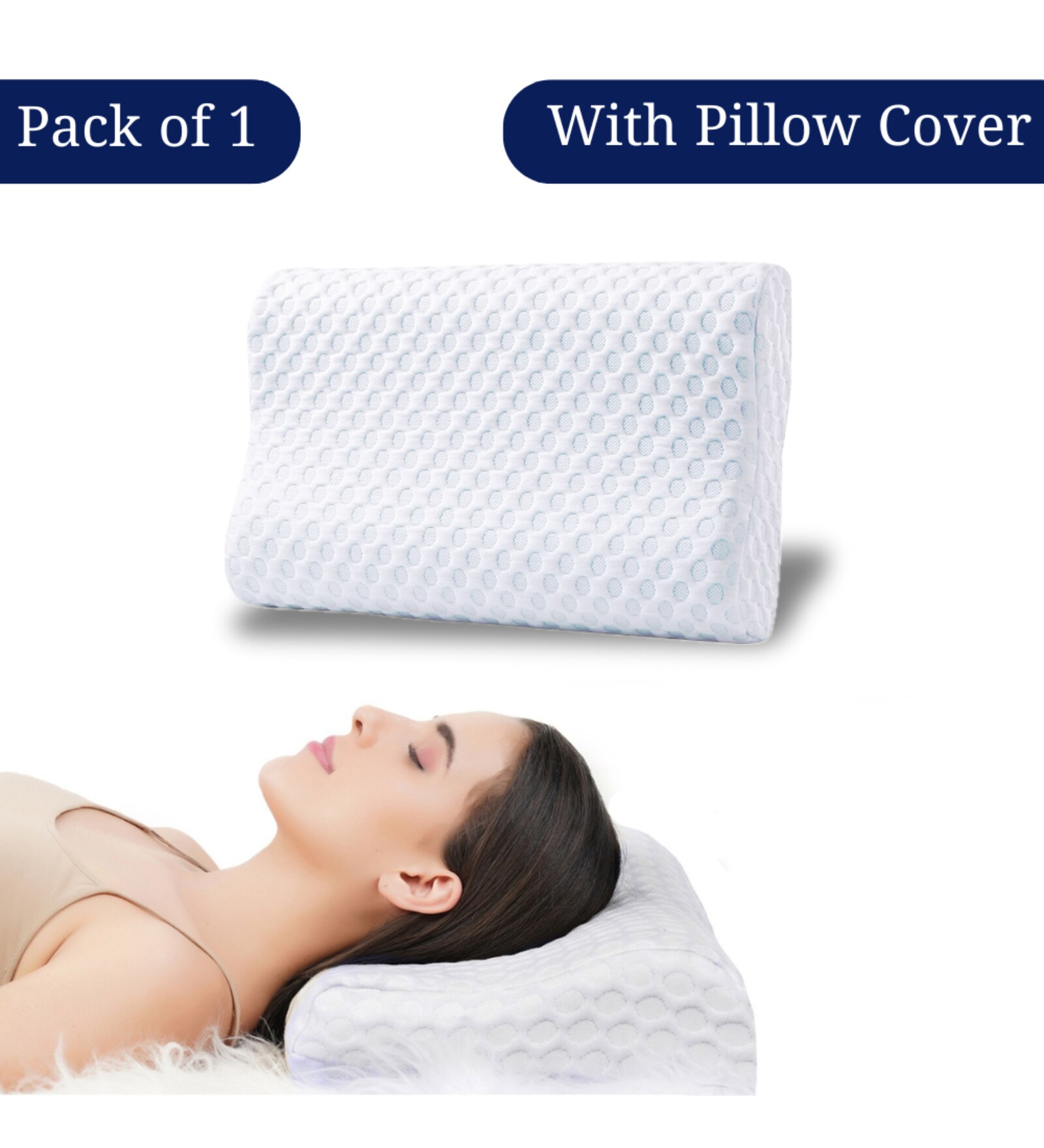 Buy Flex Cooling Gel Memory Foam 24 x 16 Inch Pillow at 61% OFF by Dormyo | Pepperfry