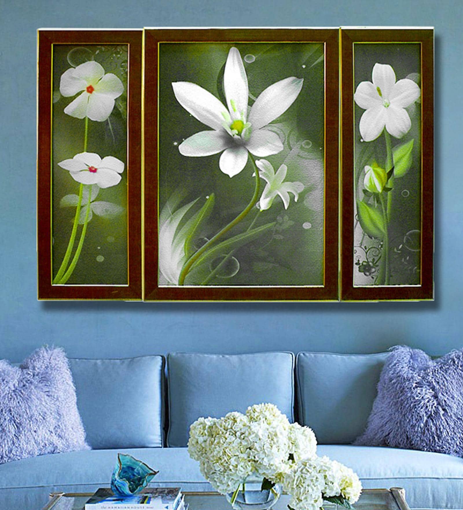 Buy Floral Multicolour MDF Framed Art Panels at 26% OFF by Chaque Decor ...