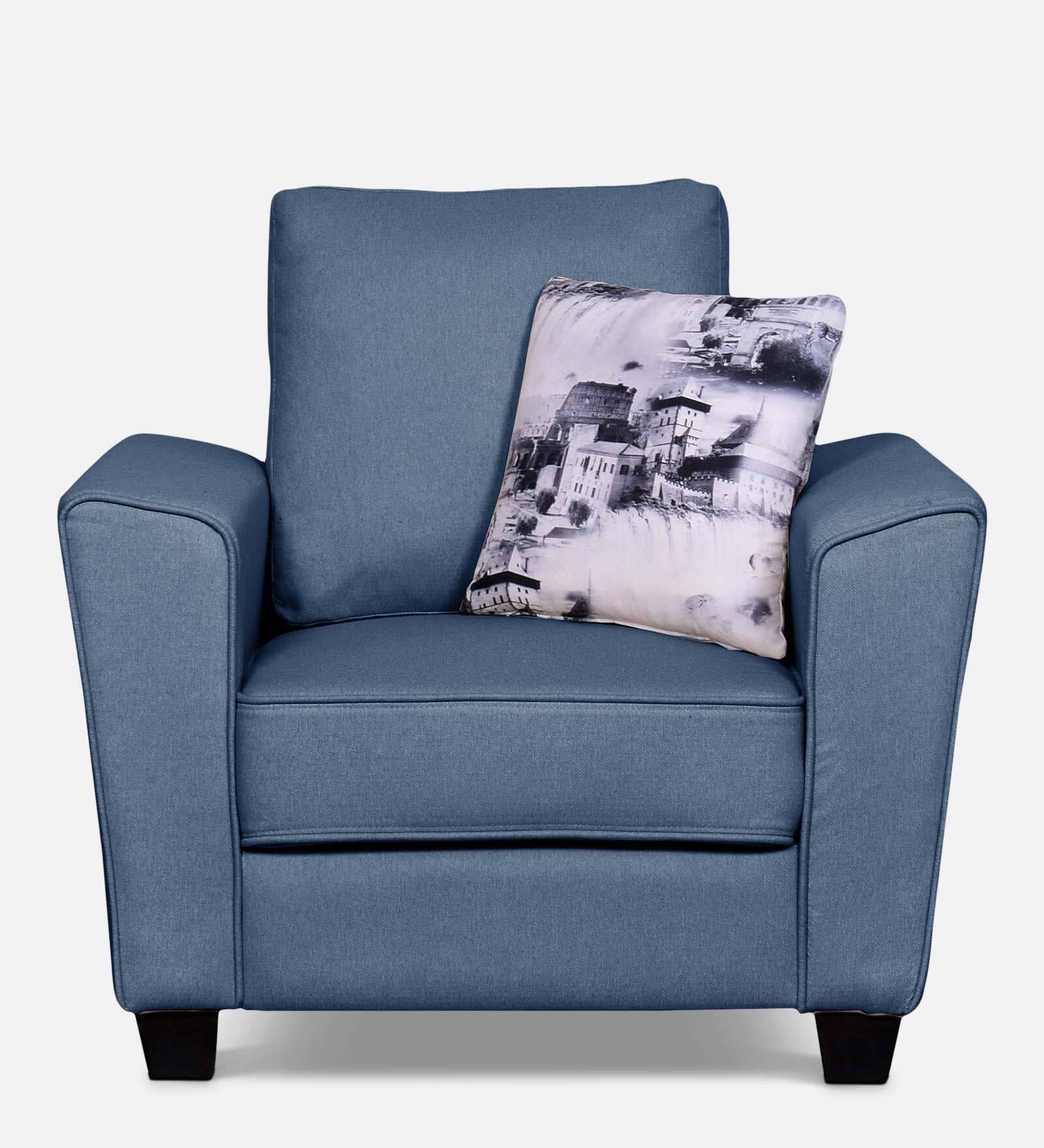 Buy Florence 1 Seater Sofa In Blue Colour In Colour at 29% OFF by ...