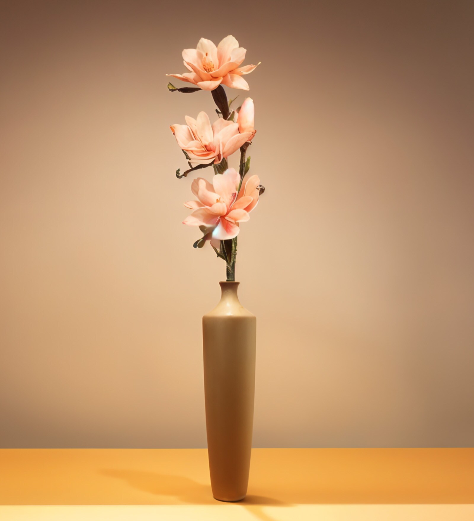 Buy Three Head Cockscomb Foam Flower Stick - Orange at 64% OFF by ...