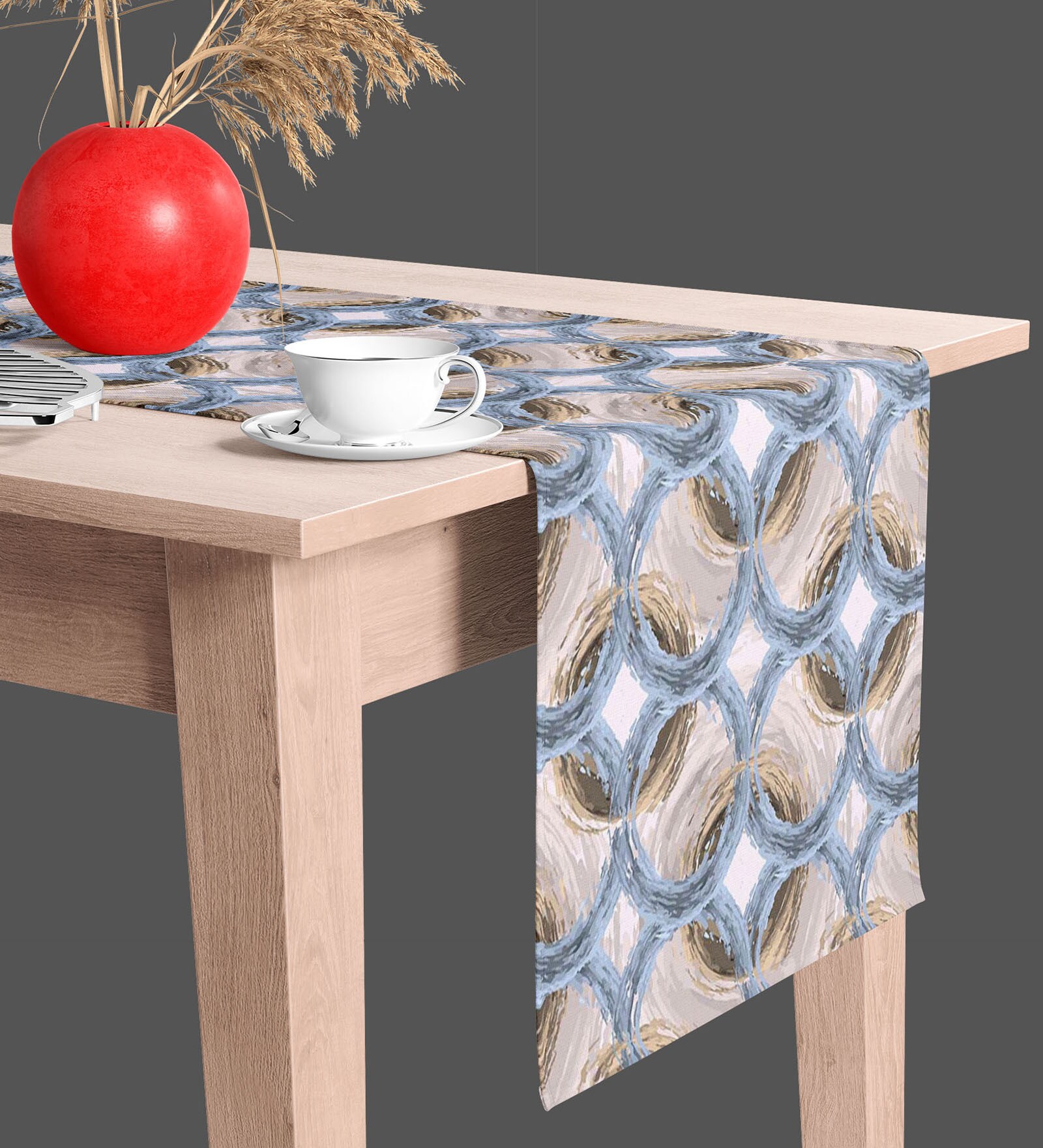 Buy Fluffy Circles Multicolor (84 x 16) Velvet Table Runner at 60% OFF ...