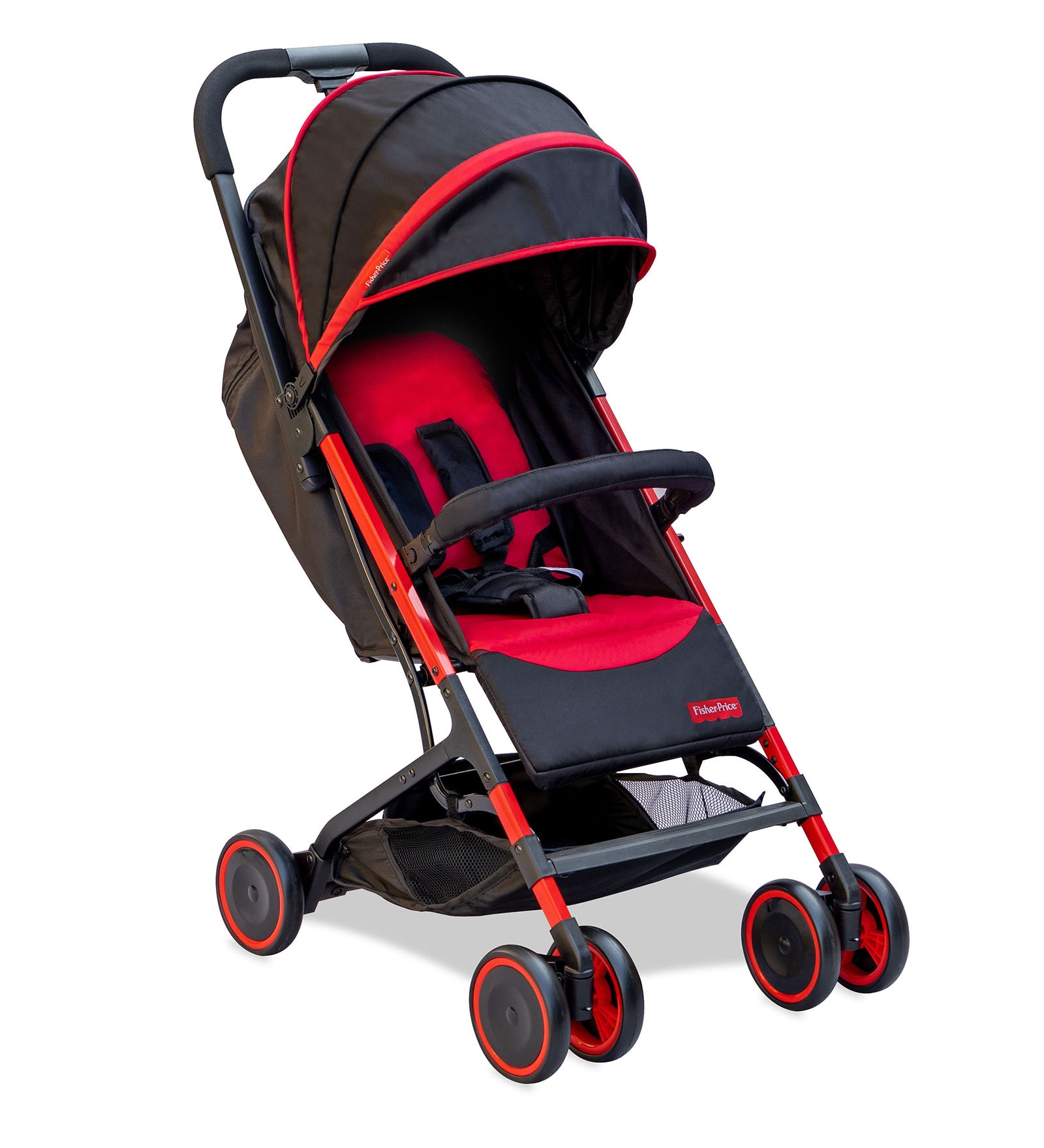 Buy Fly Light Stroller cum Pram in Red & Black Colour by Fisher-Price ...