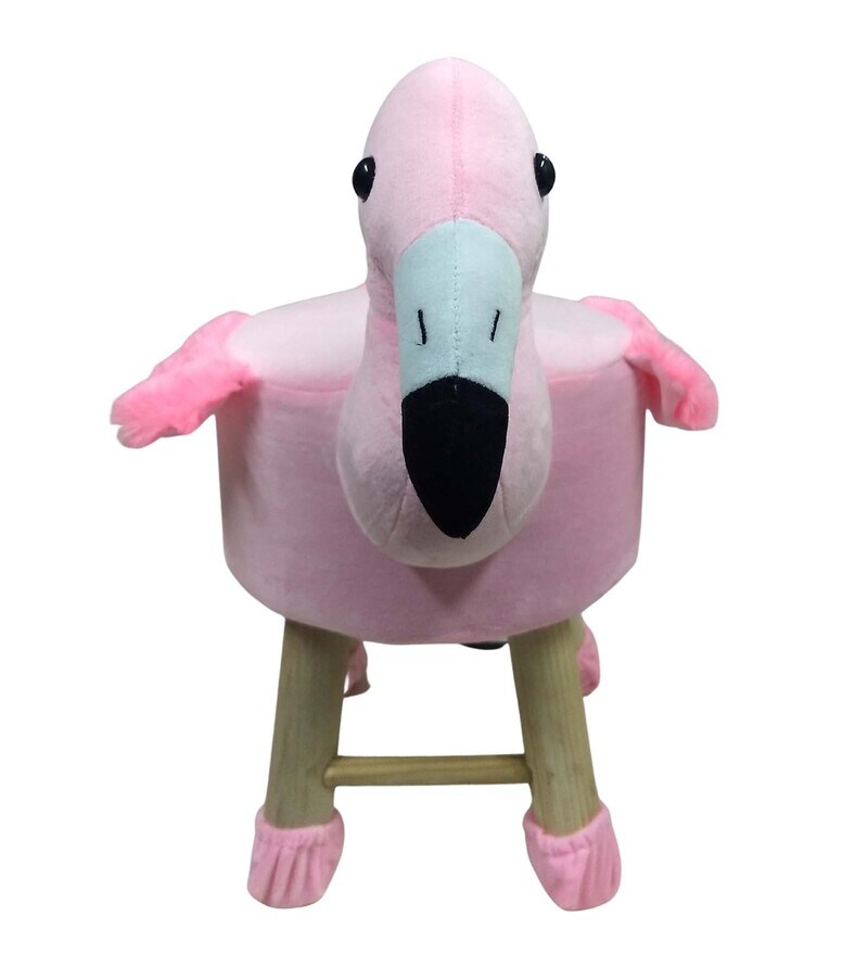 Buy Flamingo Kids Stool in Pink Colour by BestP Online - Kids Stools ...