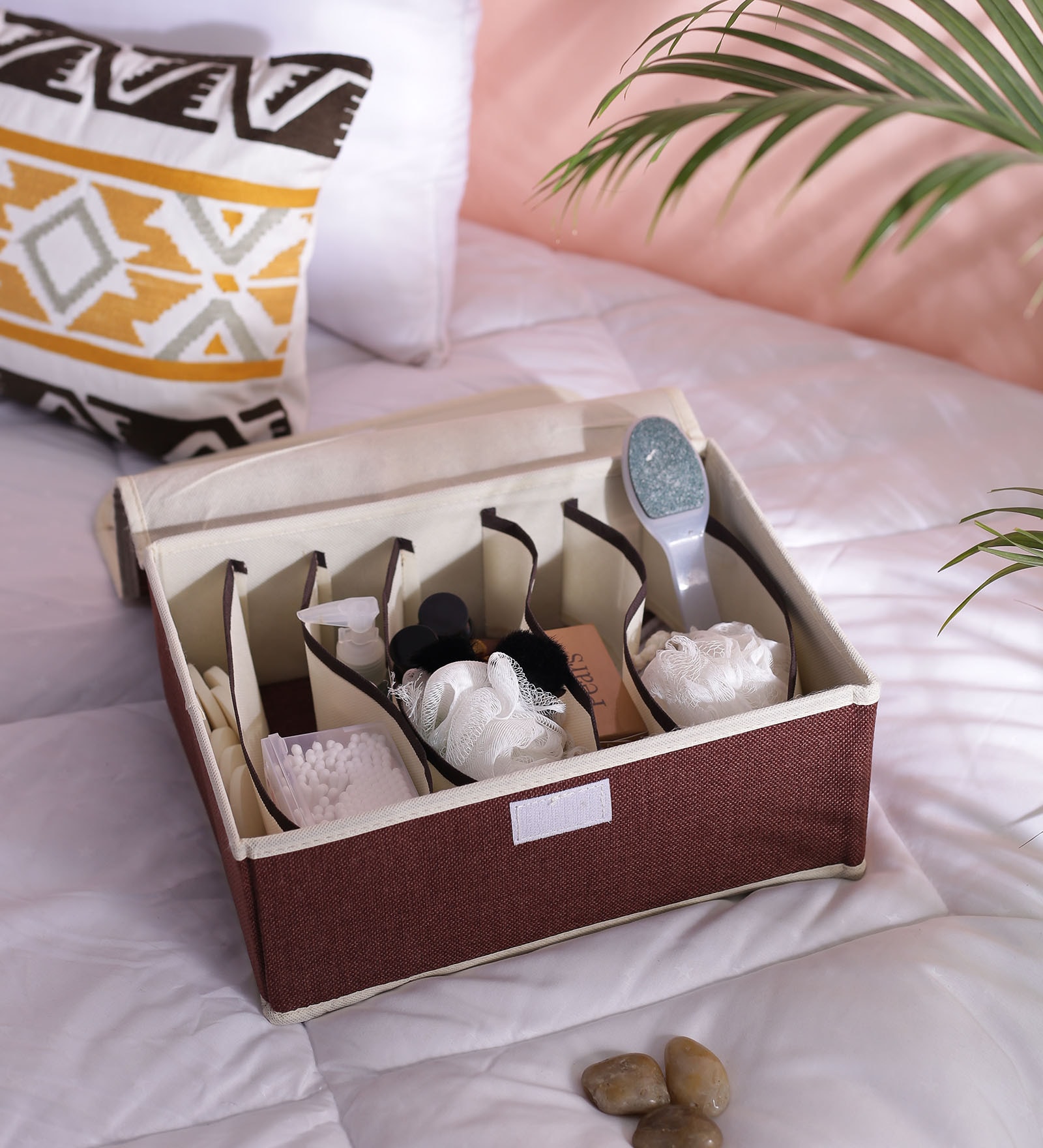 Buy Foldable Cotton Clothes Organiser by Decorika Online - Innerwear ...
