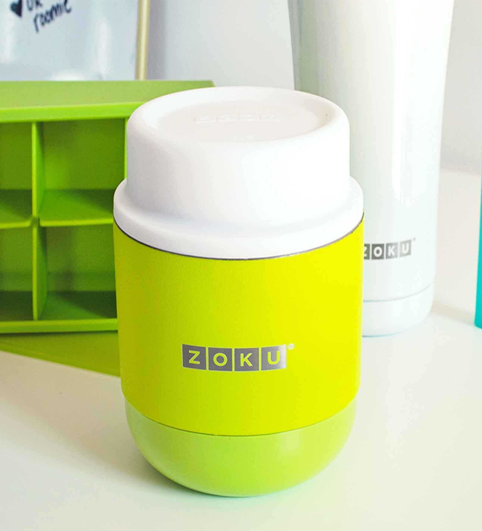 Buy Foodsy Lime Green 475ml Stainless Steel Lunch Container With Lid at ...