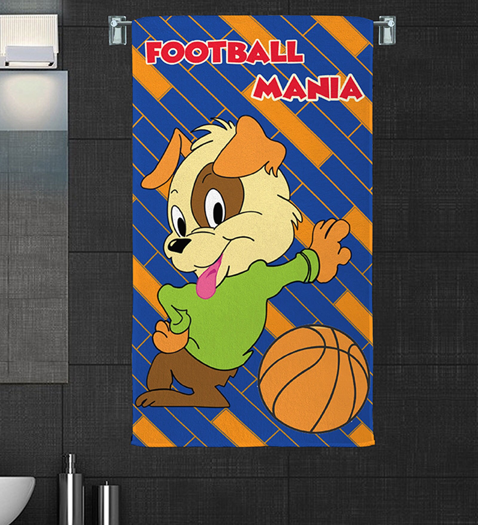 Buy Football Mania Bath Towel in Multicolour by Sassoon Fab at 14% OFF ...