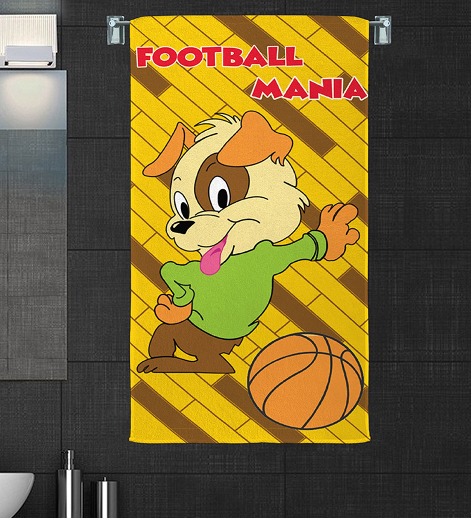 Buy Football Mania Bath Towel in Multicolour by Sassoon Fab at 18% OFF ...