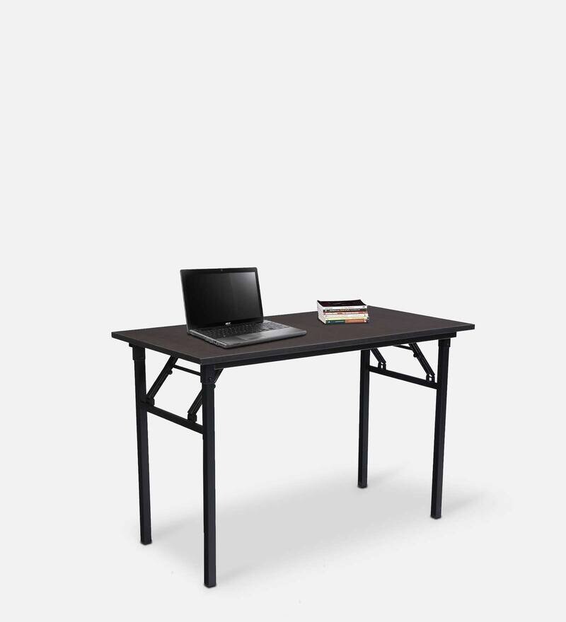 Buy Foldable Study Table in Wenge Finish by Decorative Online ...