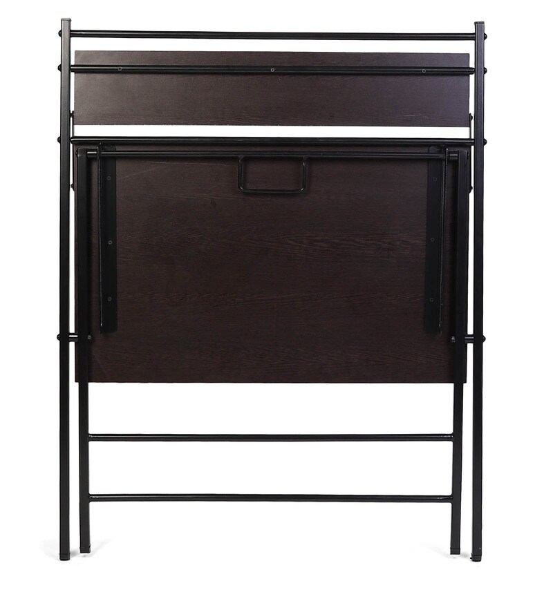 Buy Futura Folding Study Table in Black Colour by Woodware Online ...