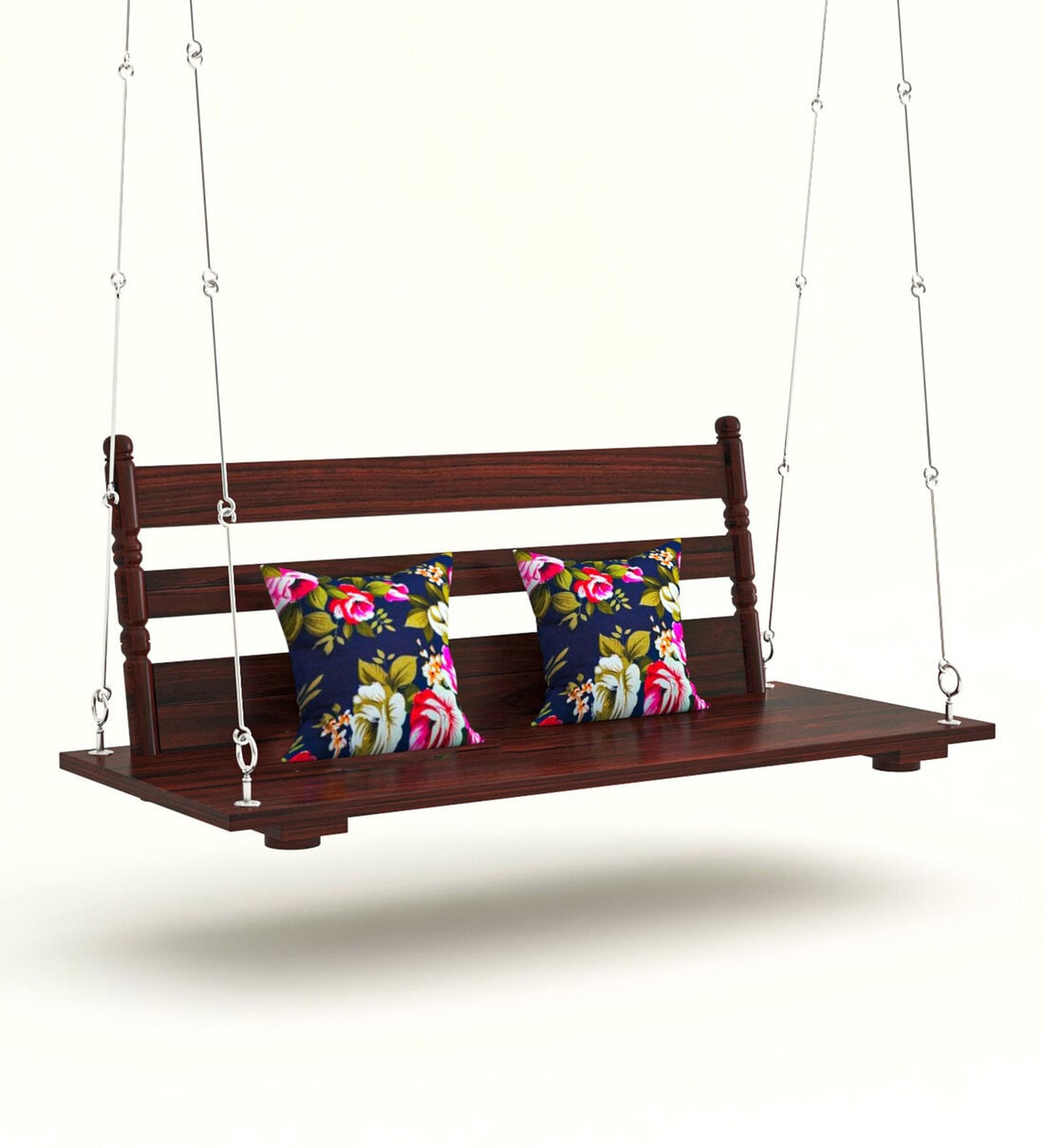 Buy Freestyle Solid Wood Swings in Teak Finish by AD Planet Online ...