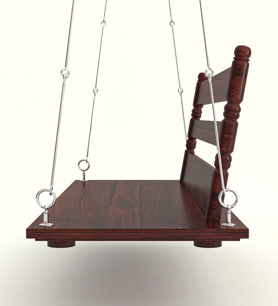 Buy Freestyle Solid Wood Swings in Teak Finish by AD Planet Online ...