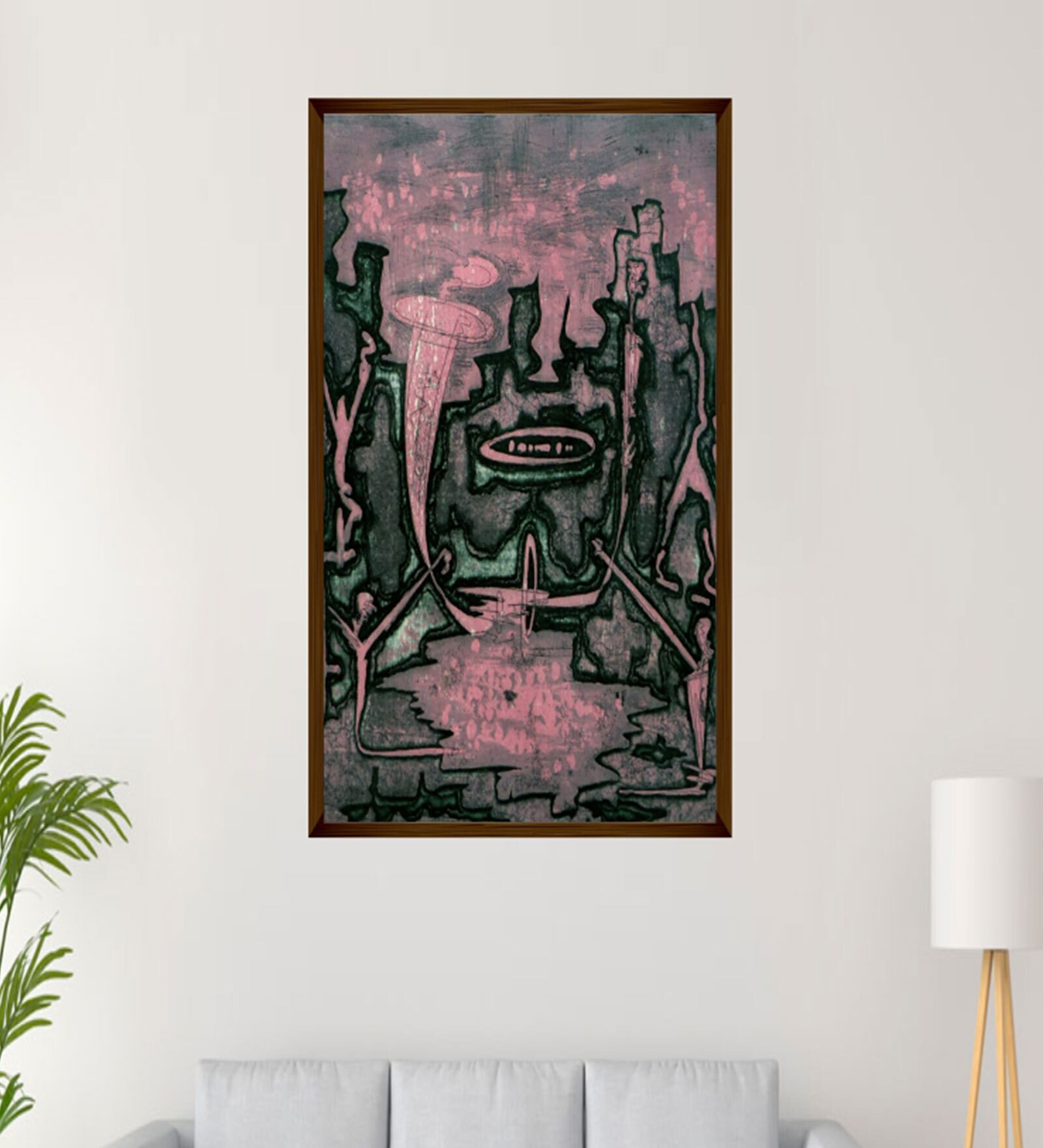 Buy Framed Canvas Abstract Painting (20X30 Inches) at 32% OFF by THE ...