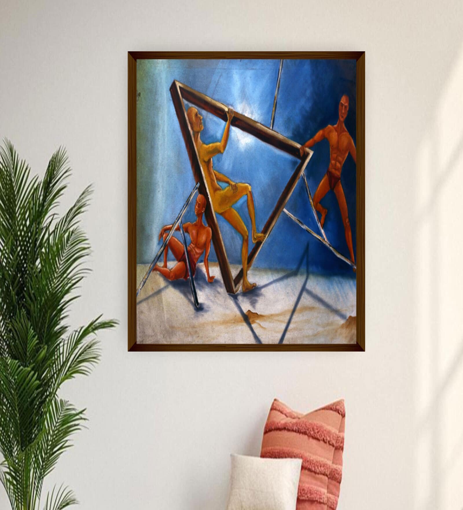 Buy Framed Canvas Abstract Painting (20X30 Inches) at 32% OFF by THE ...
