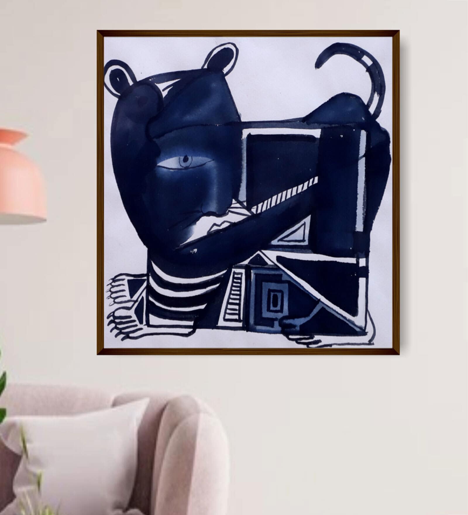 Buy Framed Canvas Abstract Painting (20X30 Inches) at 32% OFF by THE ...