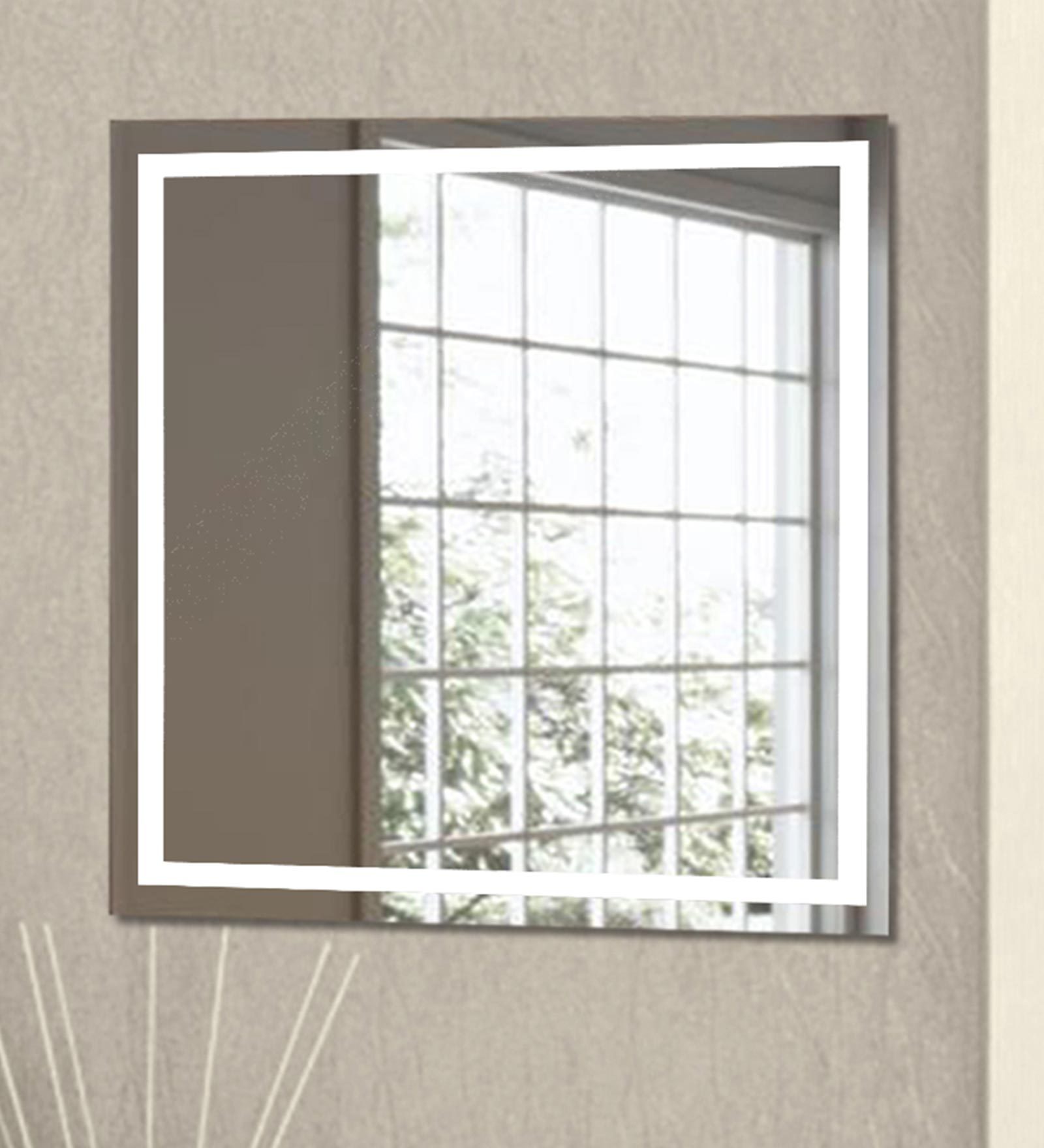 Buy Glass Square Wall Mirror in Transparent colour at 31% OFF by ...