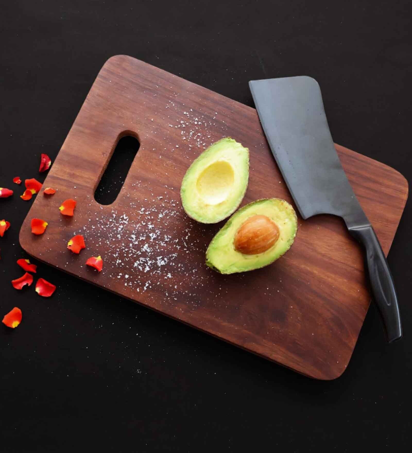 Buy Natural Brown Sheesham Wood Rectangular Shape Chopping Board at 47% ...