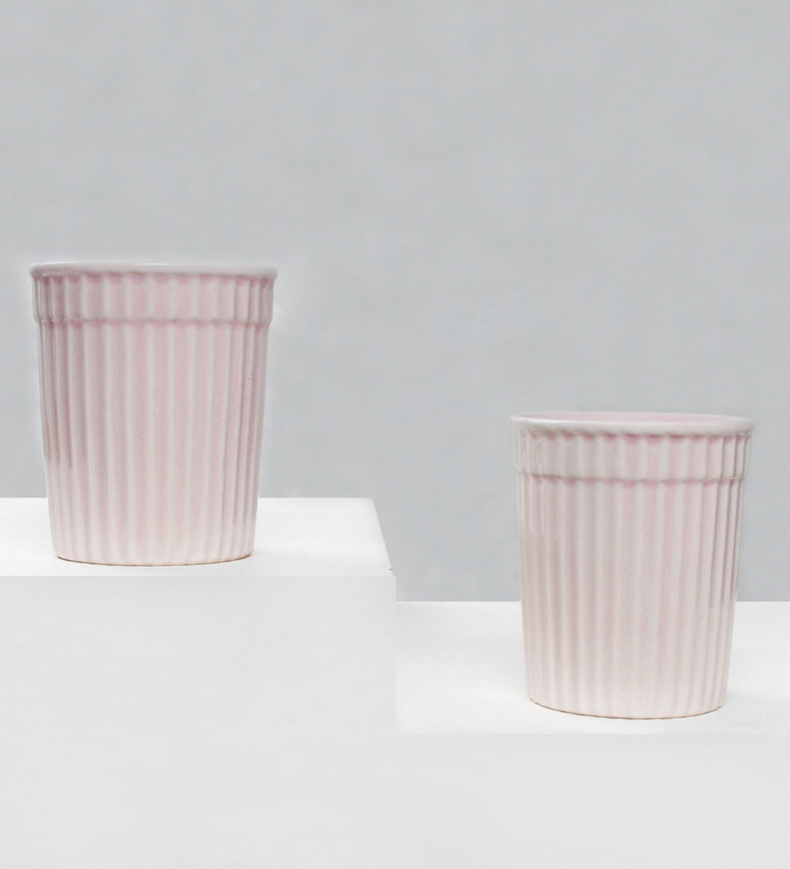 Buy Frontier 320ml White (Set of 2) Ceramic Tea Glass at 70% OFF by The Earth Store | Pepperfry