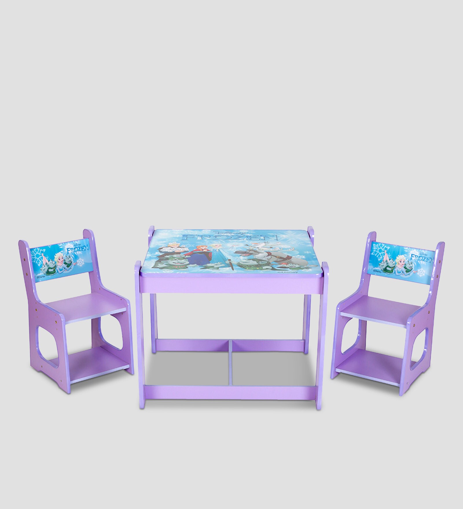 Buy Frozen Themed Activity Table with 2 Chairs in Blue Colour at 18% ...