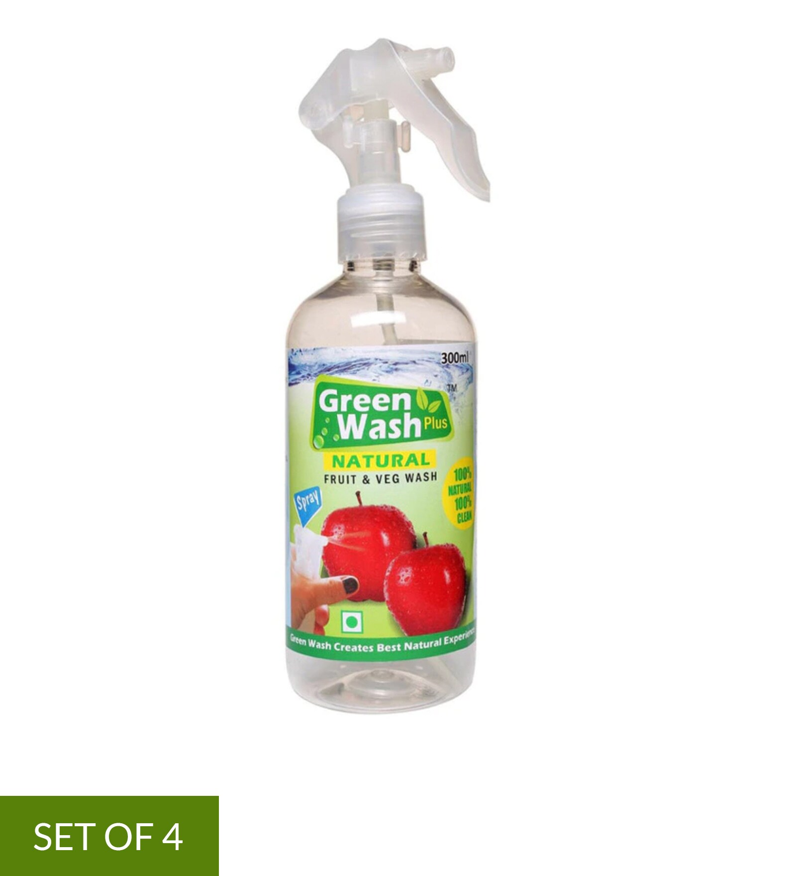 Buy Fruit & Vegetable Cleaning Spray Bottles- Set of 4,300 ML Online ...
