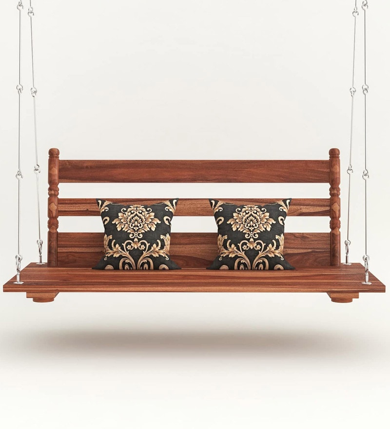 Buy Freestyle Solid Wood Swings in Honey Finish by AD Planet Online ...