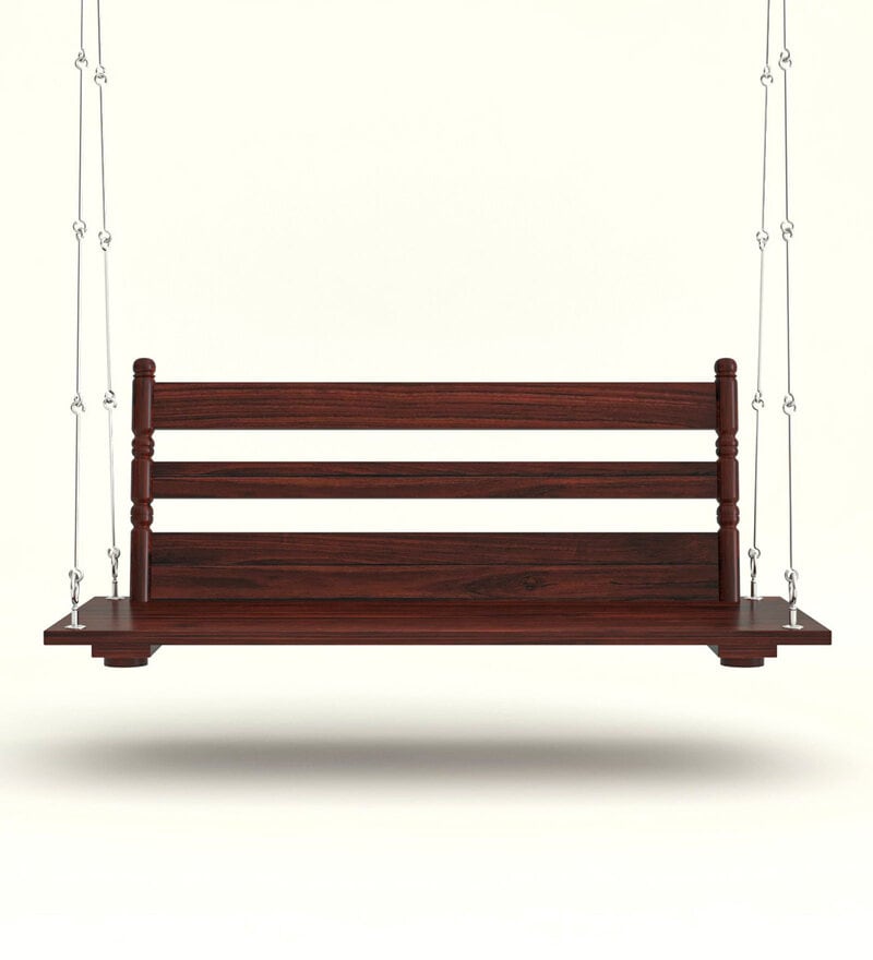 Buy Freestyle Solid Wood Swings in Teak Finish by AD Planet Online ...