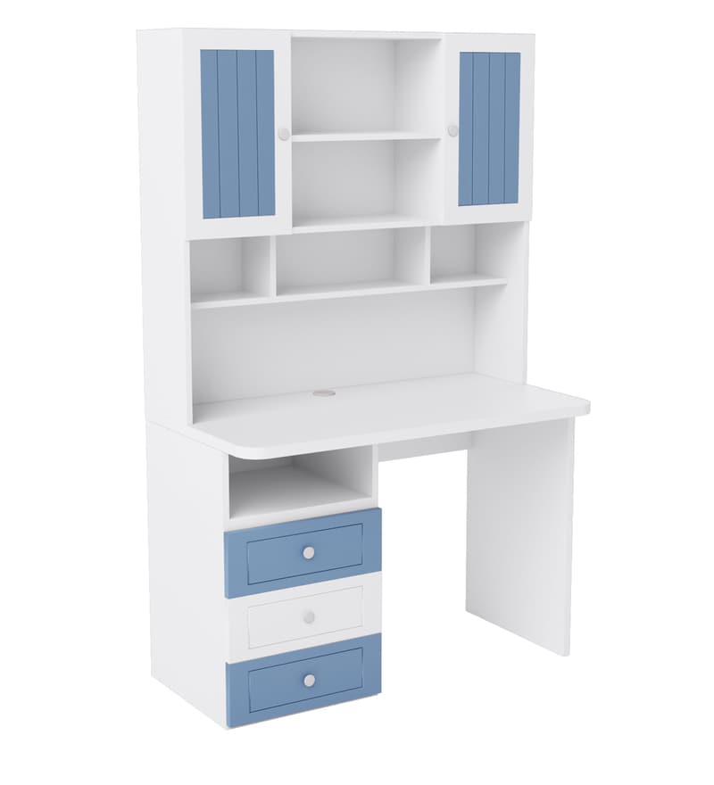 Buy French Collection Kids Study Table in Blue Finish by Alex Daisy ...