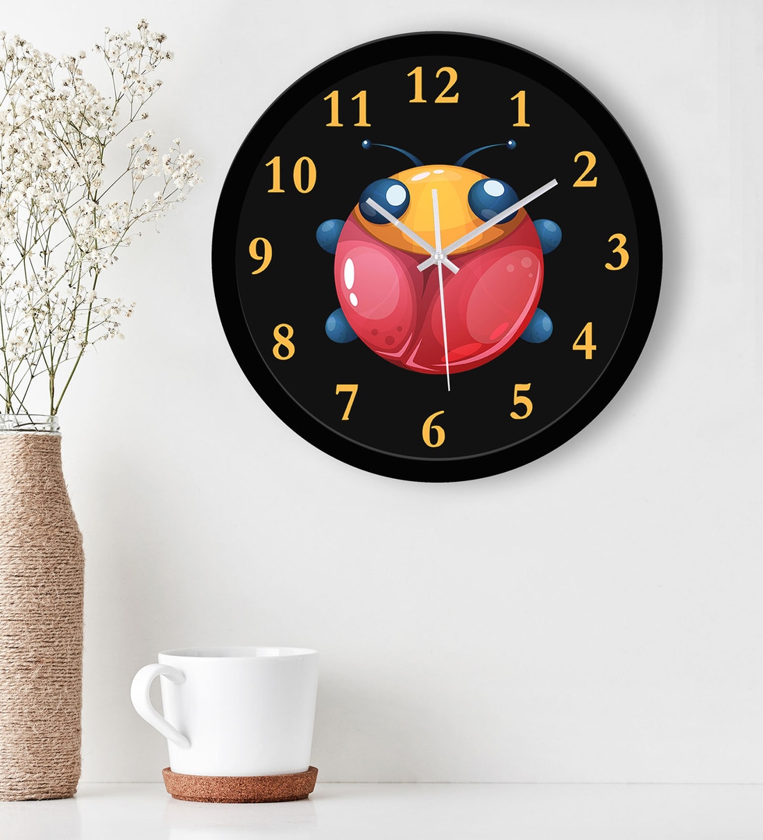Buy Funny Bug Wall Clock in Multicolour by WENS at 34% OFF by Wens ...