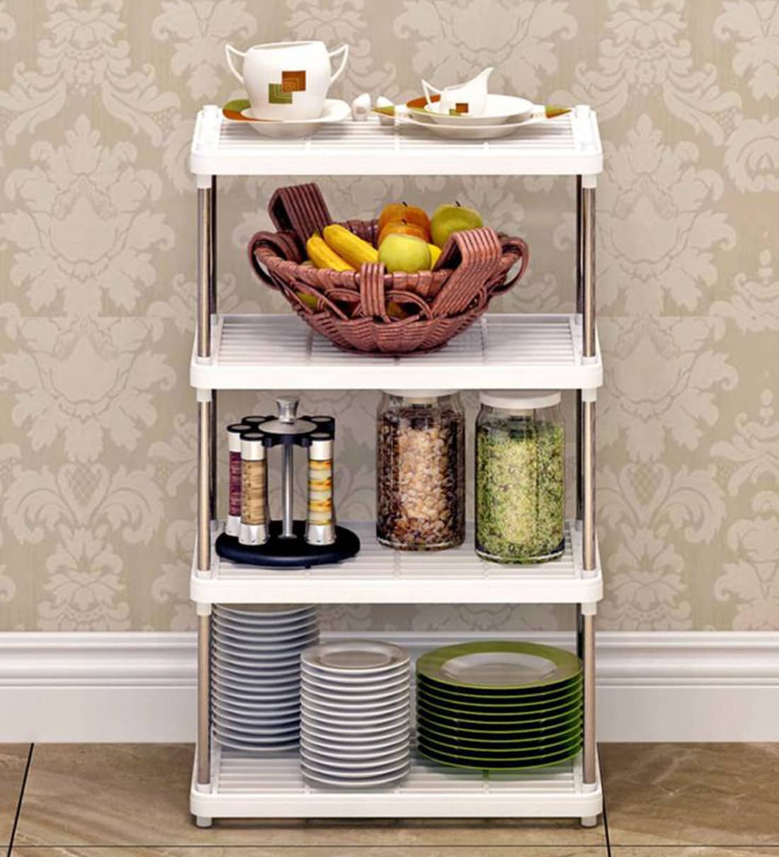 Buy Stainless Steel Kitchen Rack-16.5 X 8.7 inches By Homeland Online ...