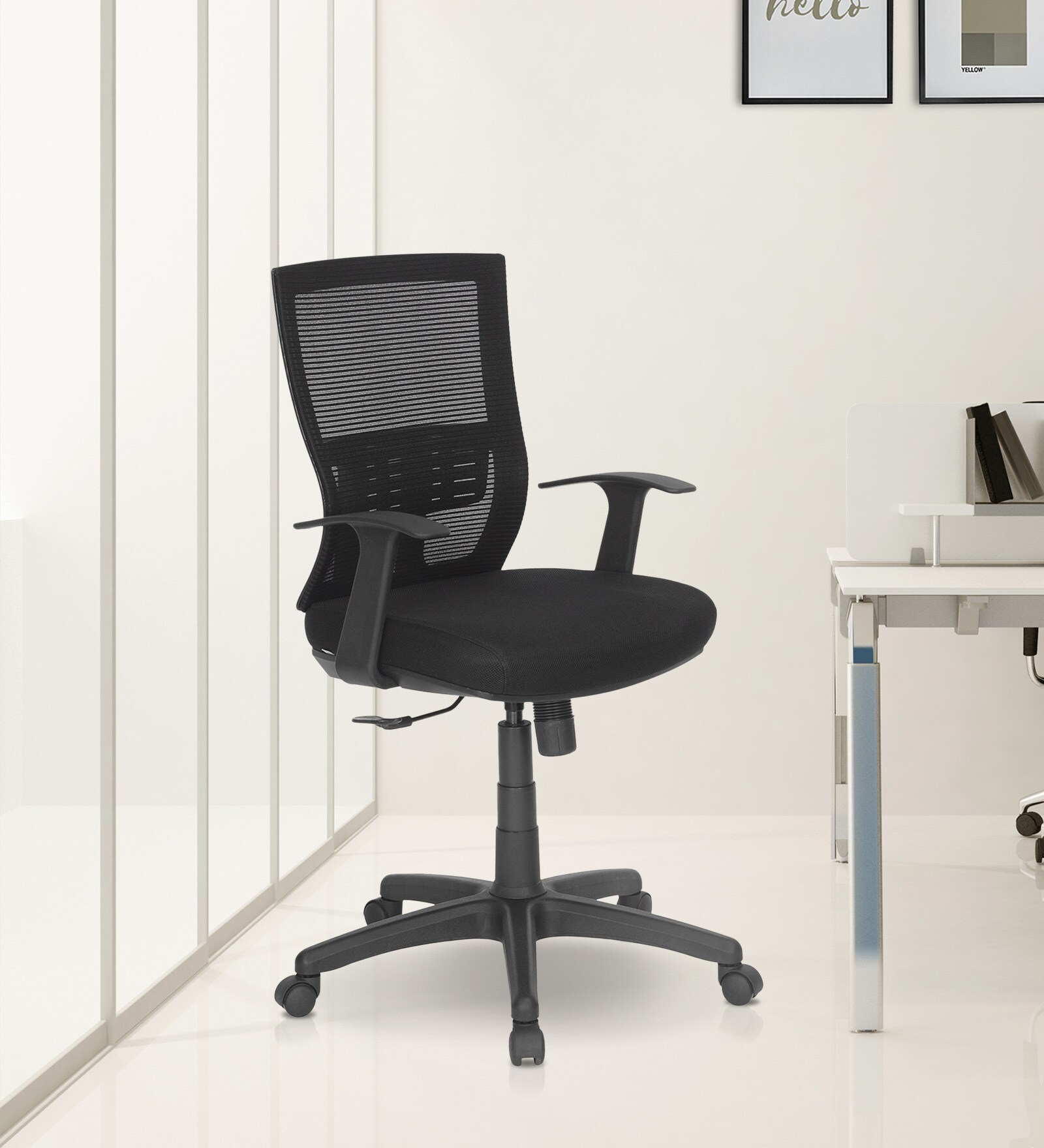 Buy Fuji Ergonomic Chair in Black Colour at 47% OFF by Nilkamal | Pepperfry
