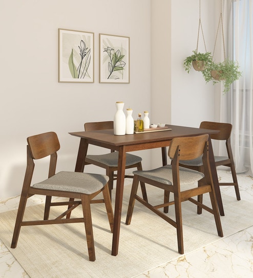 4 Seater Dining Table: Upto 60% OFF on 4 Seater Dining Table Set ...