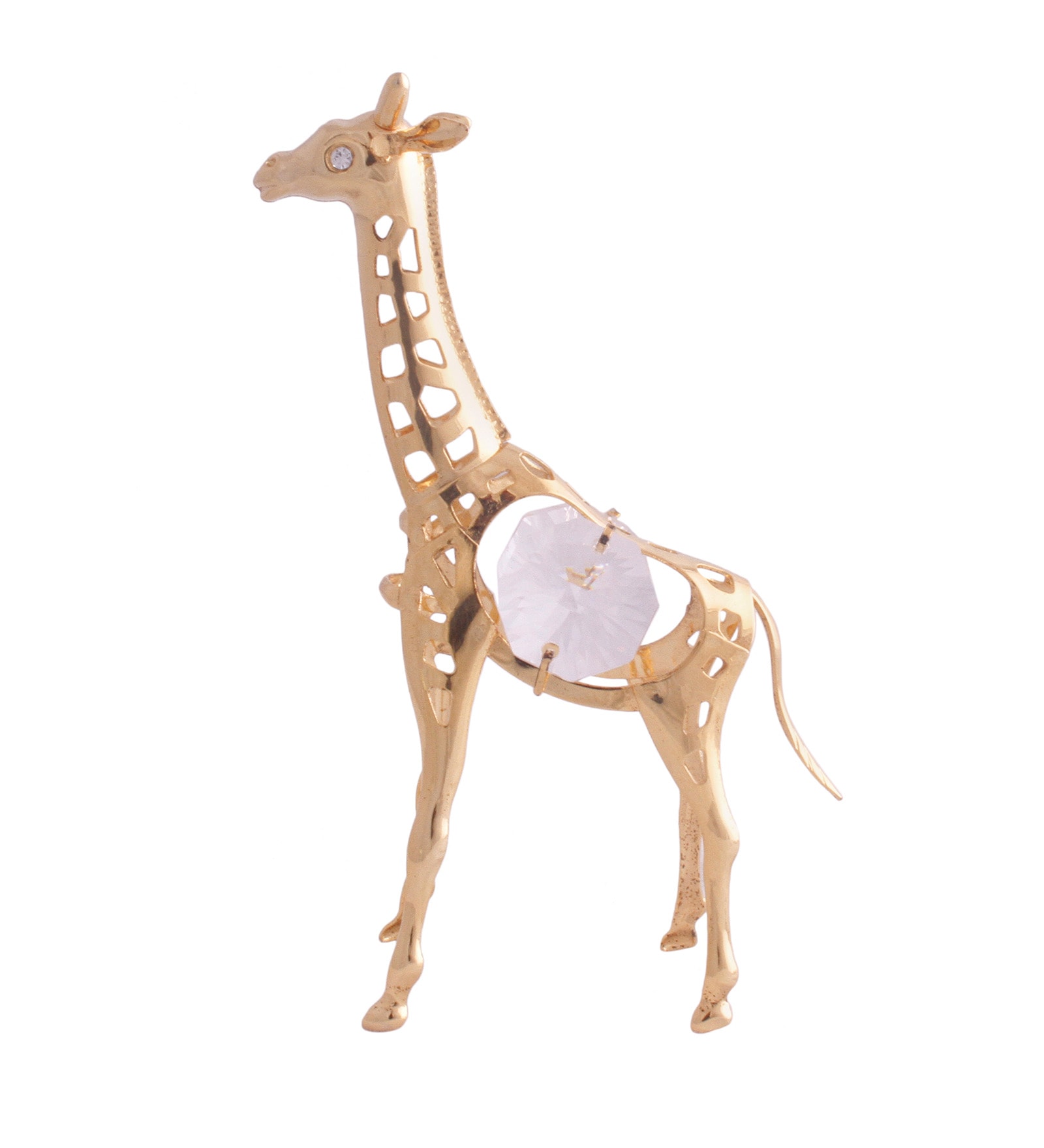 Buy G n G 24K Gold Plated with Swarovski Crystals Giraffe Small ...