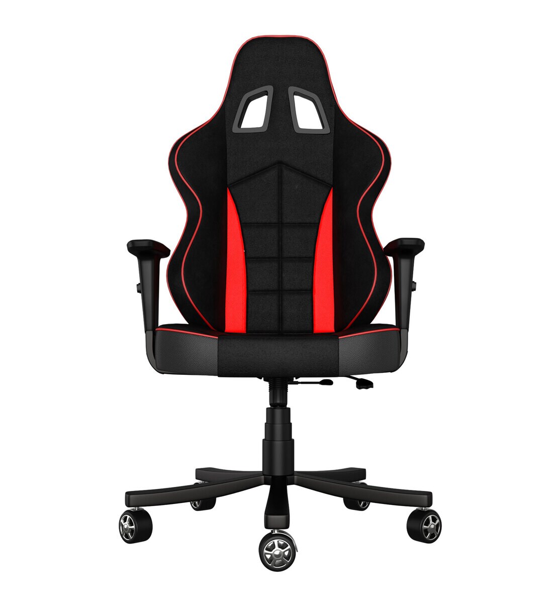 Buy Overpowered Gaming Chair in Black and Red Colour by Gaming HQ ...