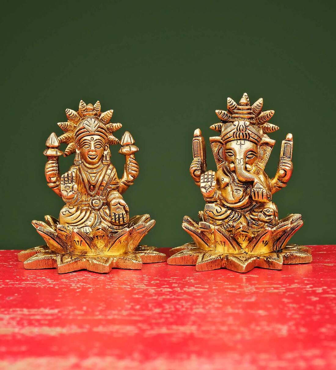 Buy Ganesh Lakshmi Figurines By Ekaa at 11% OFF by Ekaa | Pepperfry