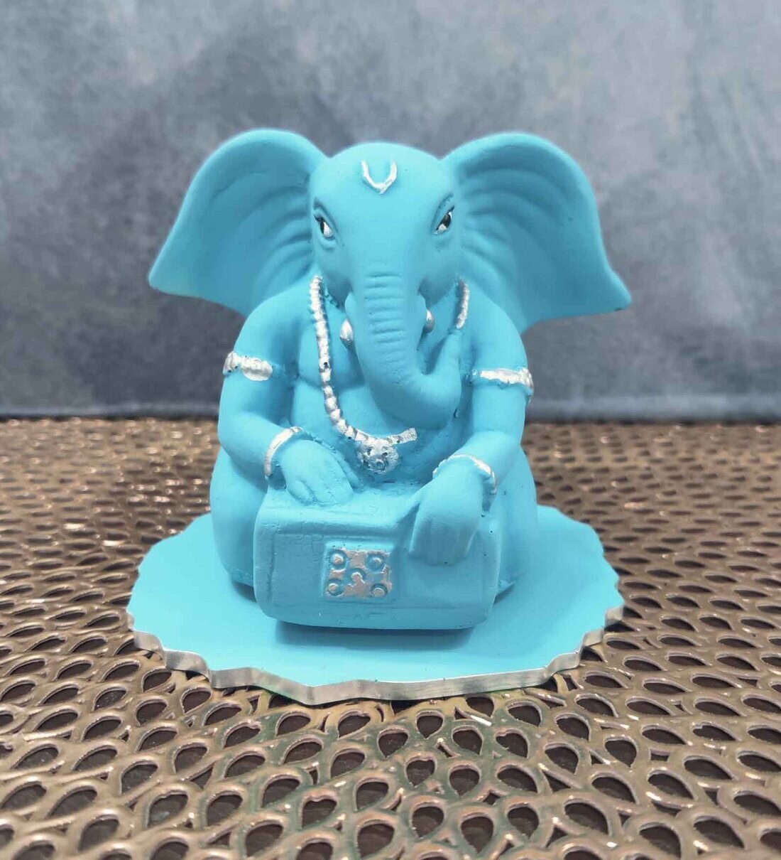 Buy Ganesha Blue Polyresin Ganesha Idol at 11% OFF by Wens | Pepperfry
