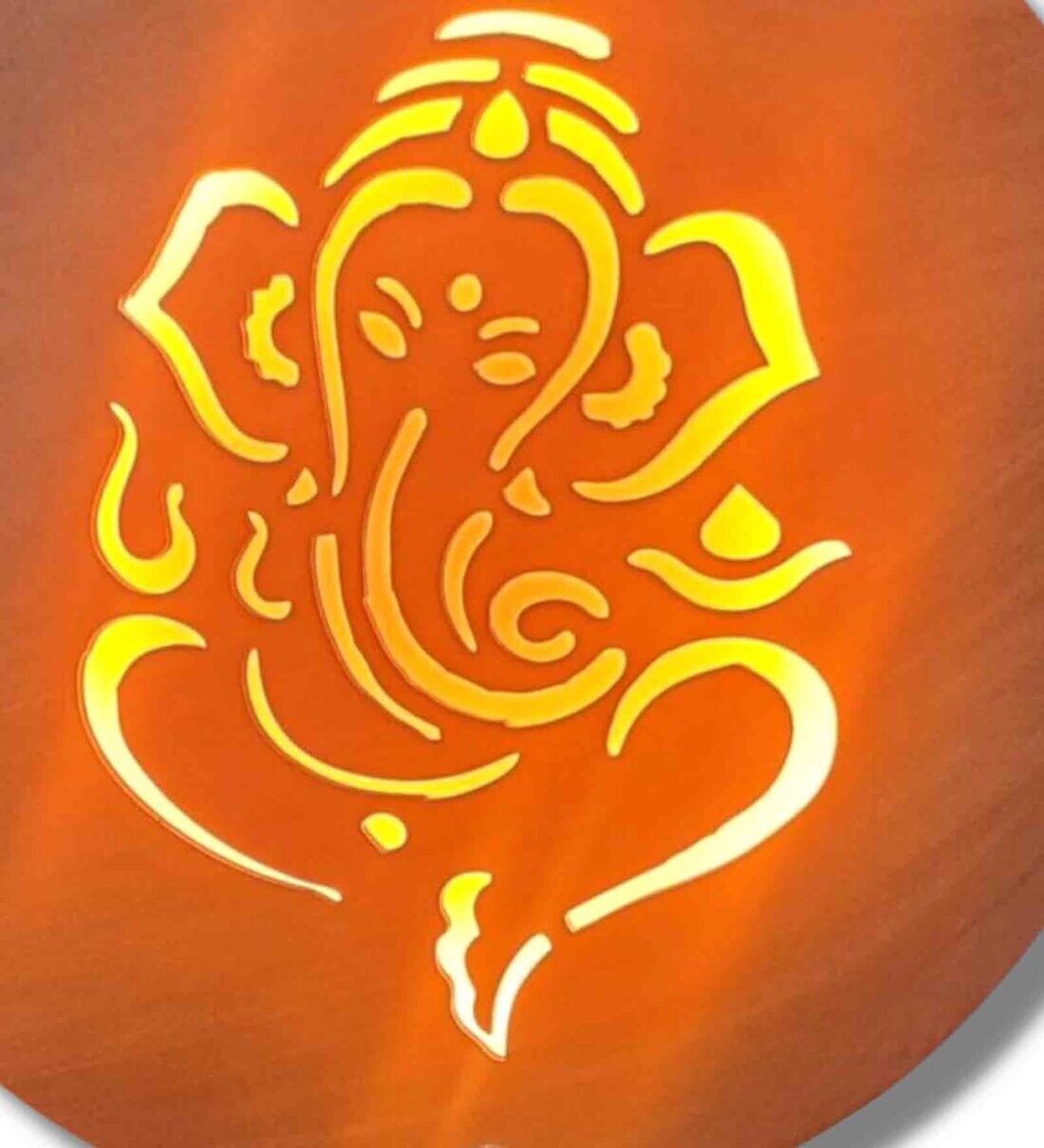 Buy Ganesha LED Multicolor Wooden Wall Art by Chalk My Theme Online ...