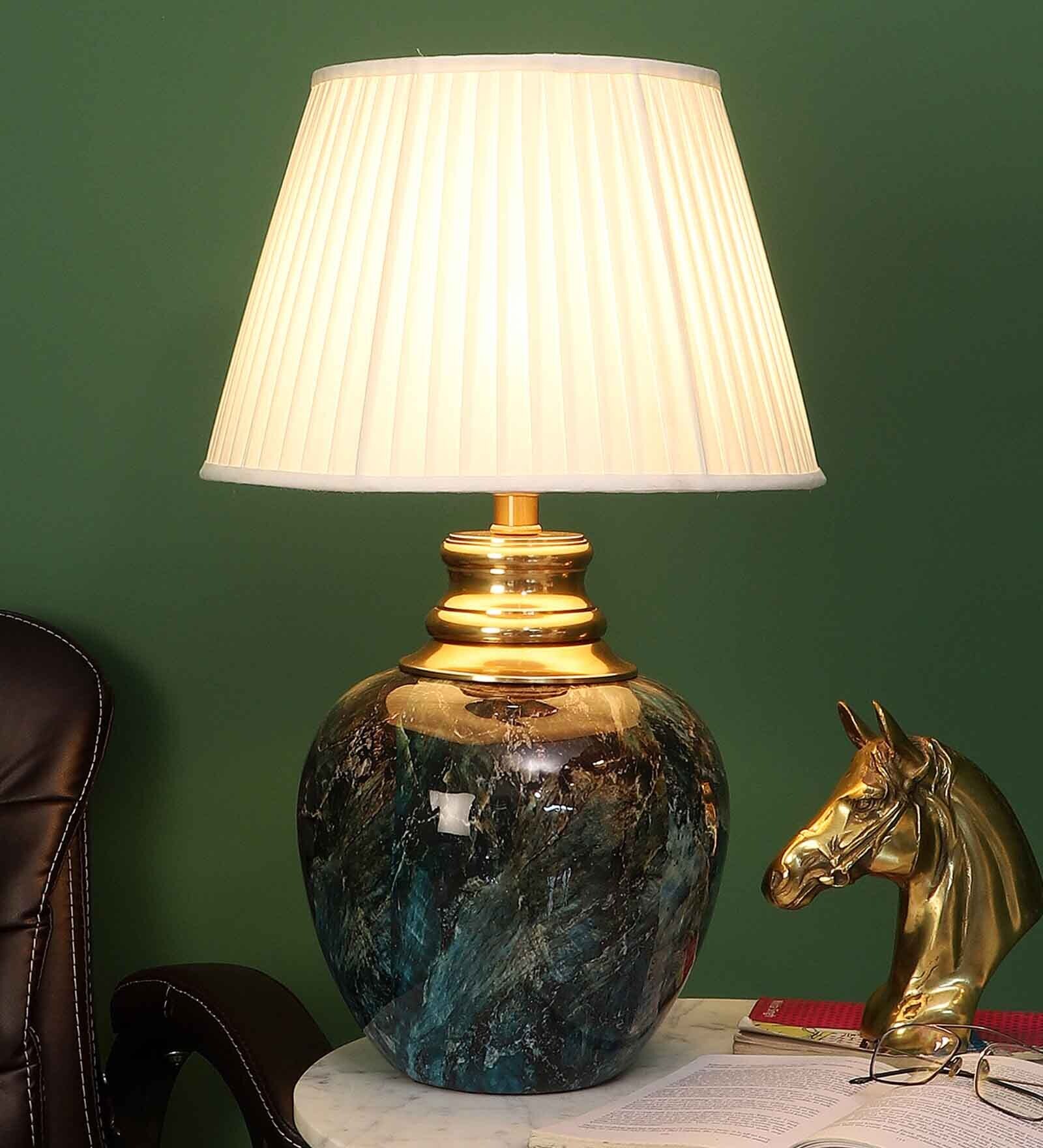 Buy Galaxy Matka Table Lamp (Drum Shade ) by Pristine Interiors at 21% ...