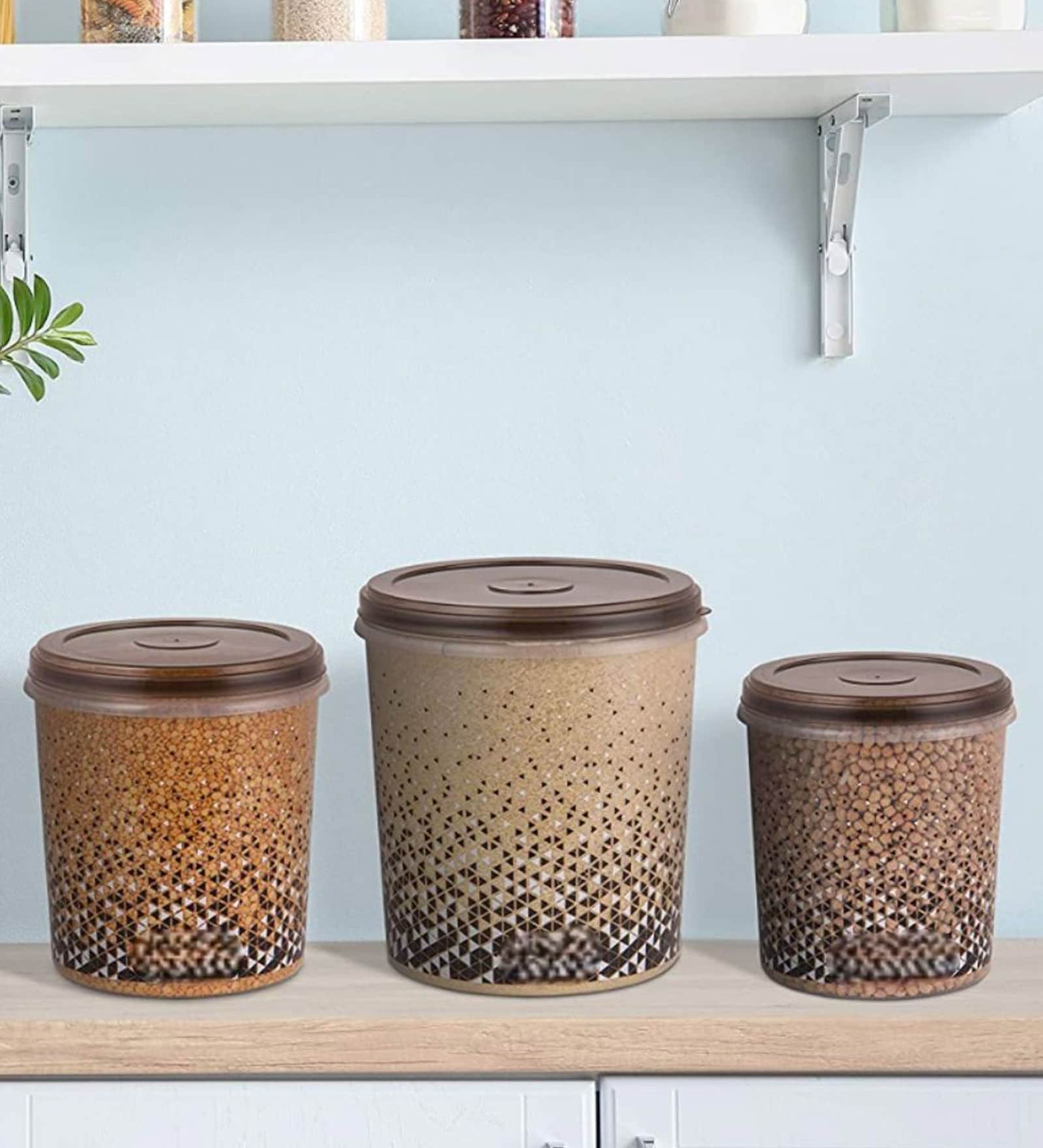 Buy Galaxy Transparent Plastic Jars And Containers at 39% OFF by Regalo ...