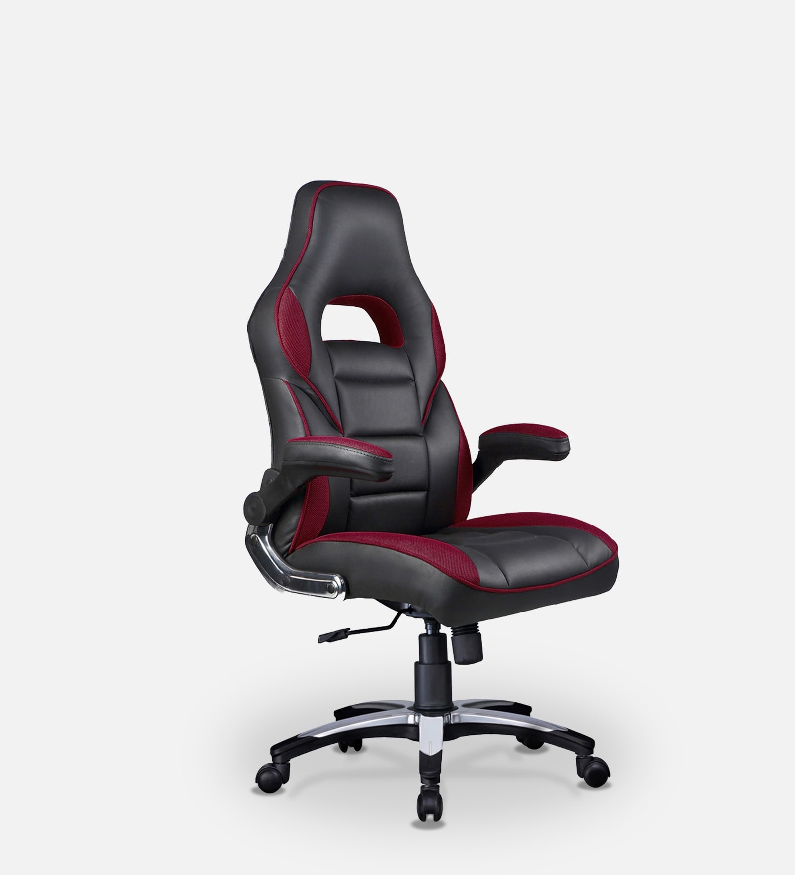 Buy Gaming Executive Chair In In Black & Maroon Colour at 56% OFF by ...