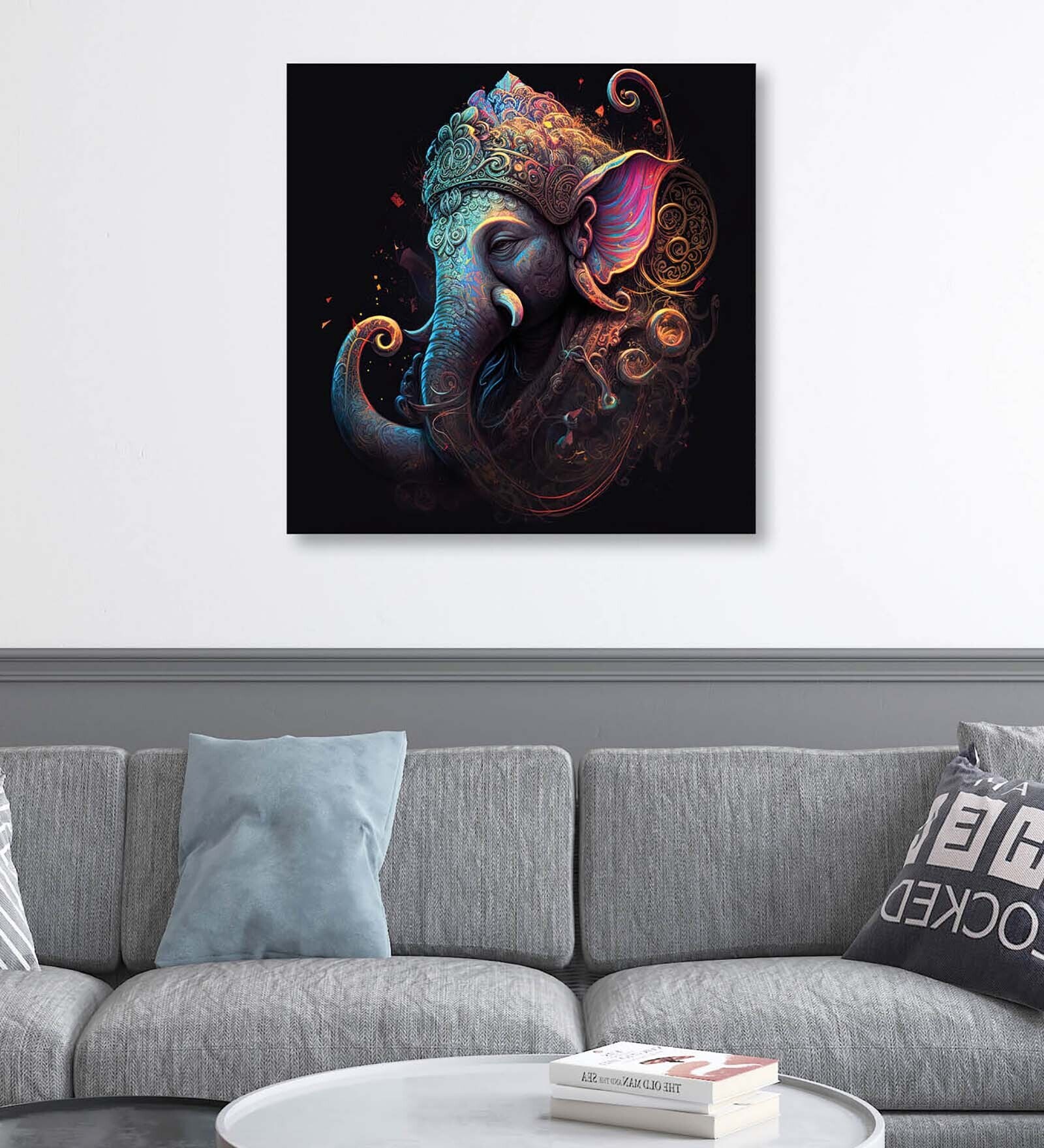 Buy Ganesh Multicolour Pine Wood Art Print at 38% OFF by Olive Tree ...